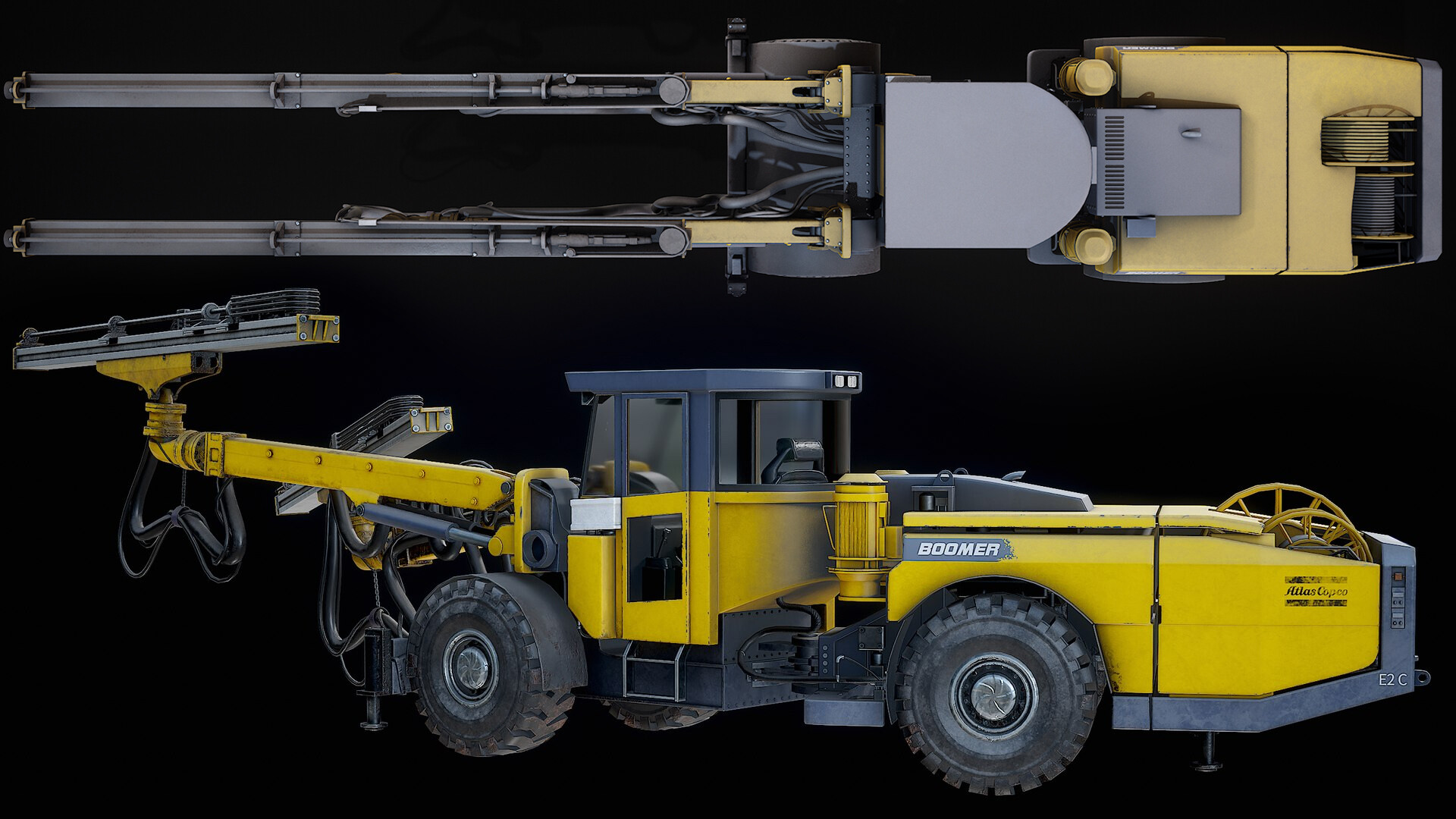 Alexander - Underground Drilling Rig Atlas Copco Boomer E2C