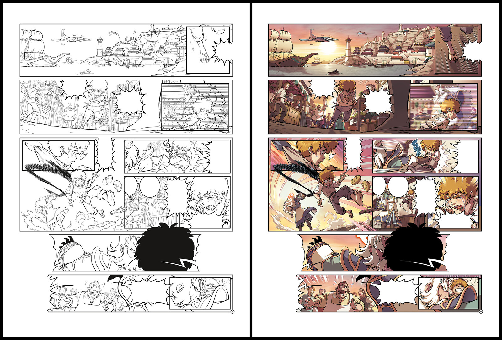 Pop - Les Légendaires Résistance #2 | Comic book colors