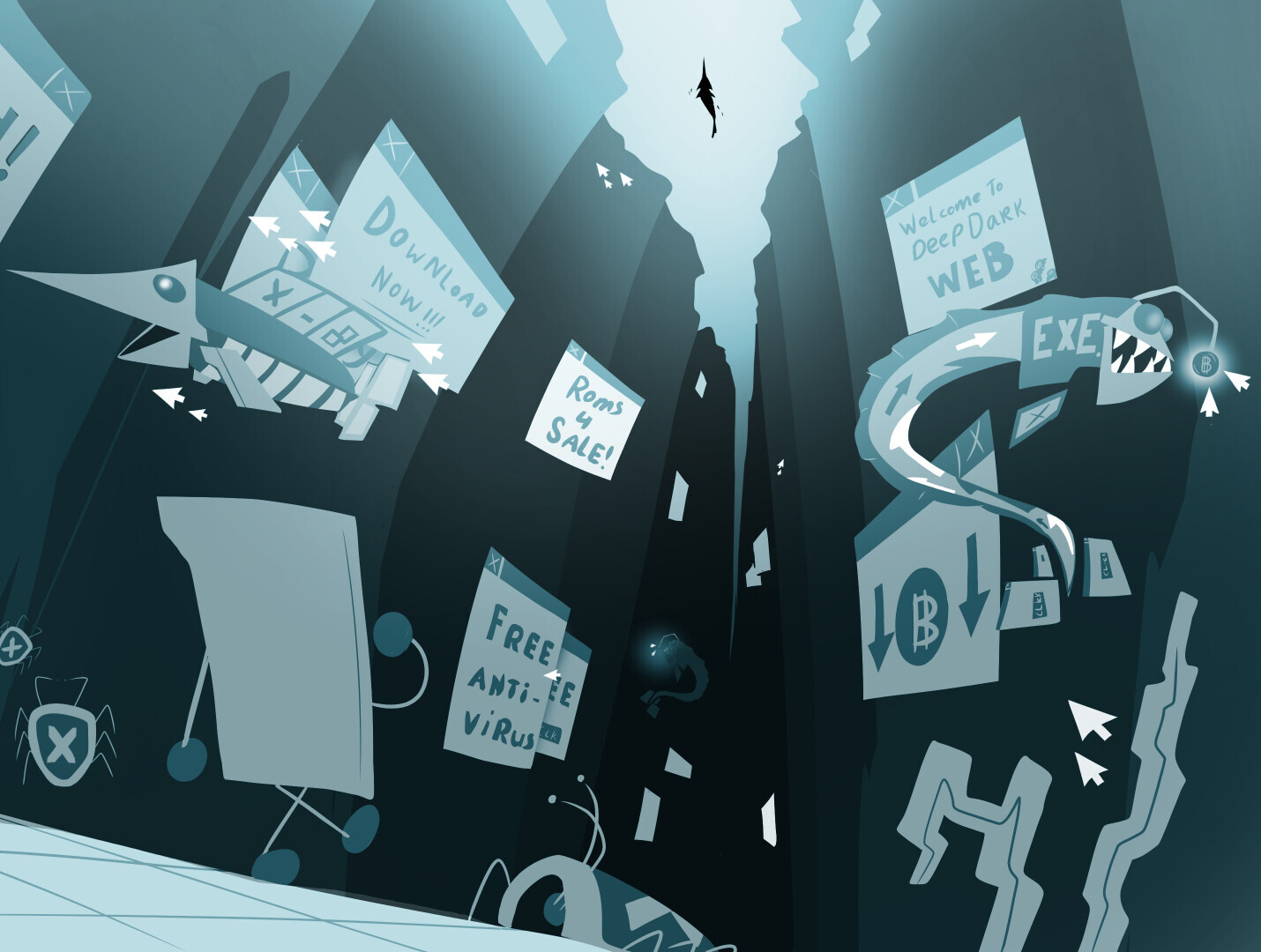 ArtStation - Concept art Deep Dark web
