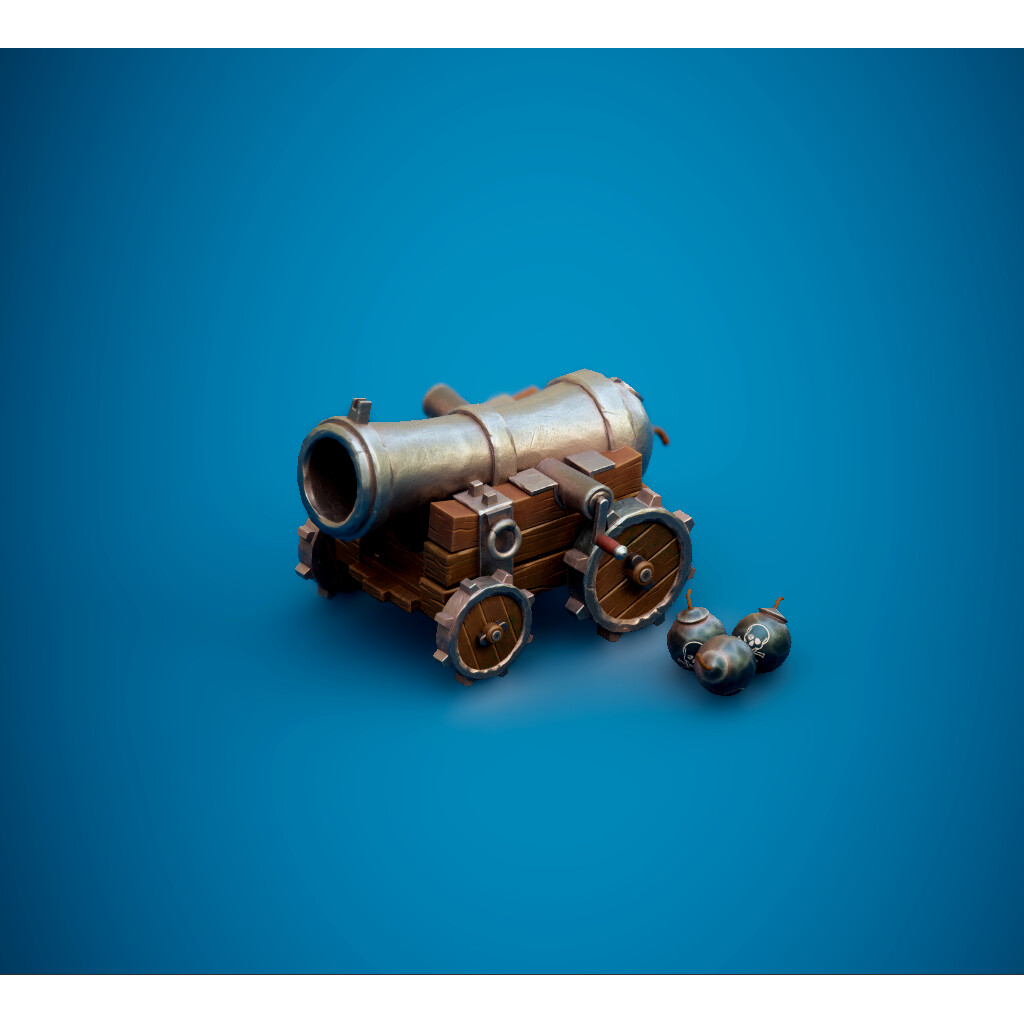 ArtStation - stylize cannon