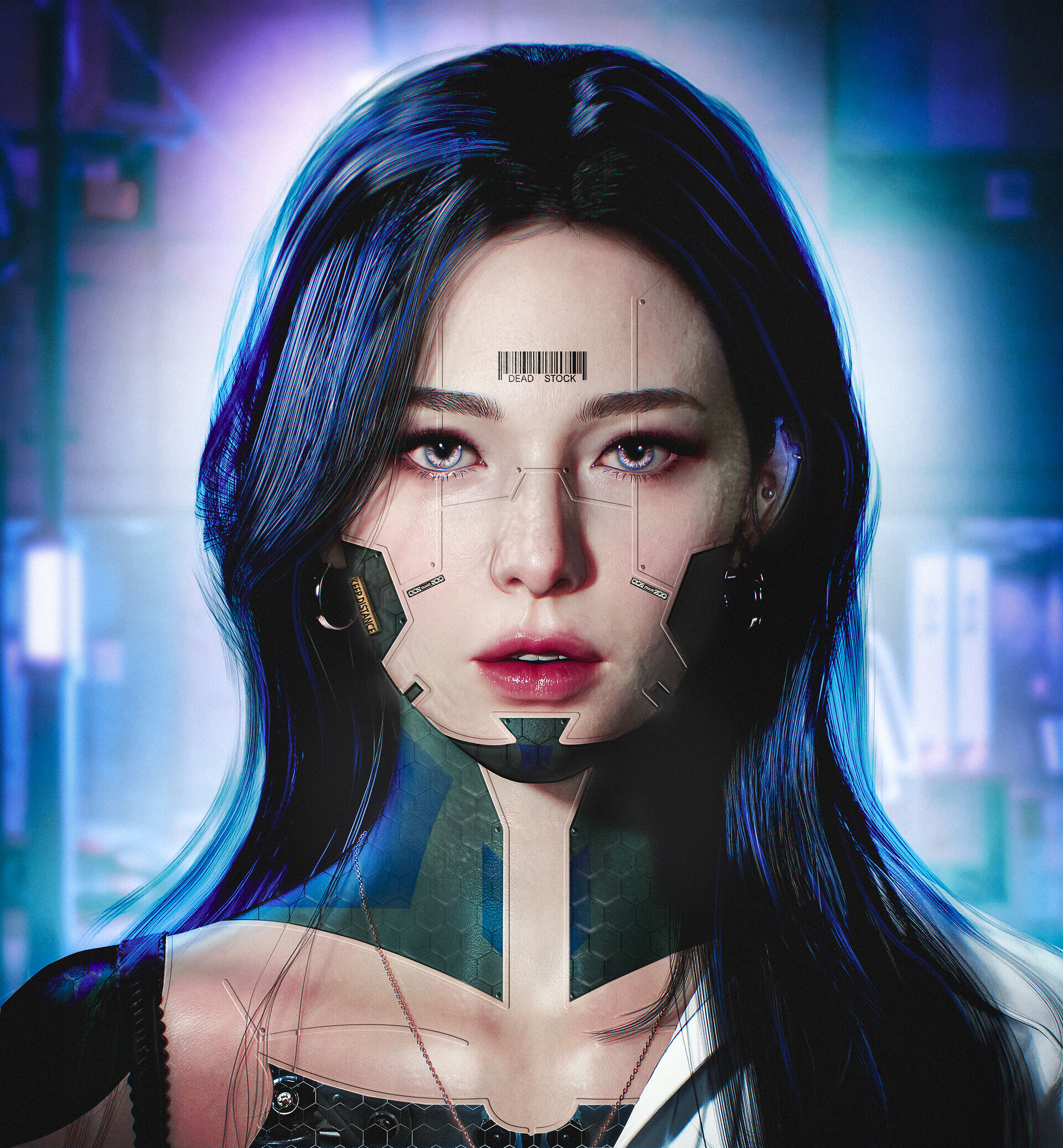 ArtStation - Cyberpunk Girl
