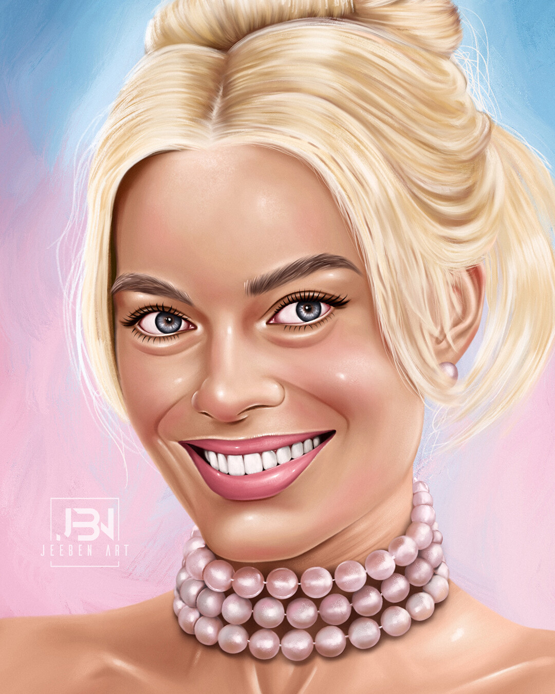 Jeeben Art - BARBIE Margot Robbie