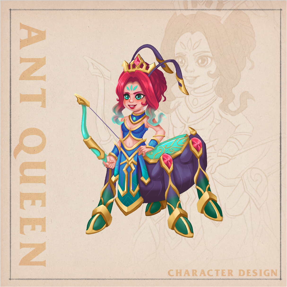 ArtStation - character Ant Queen