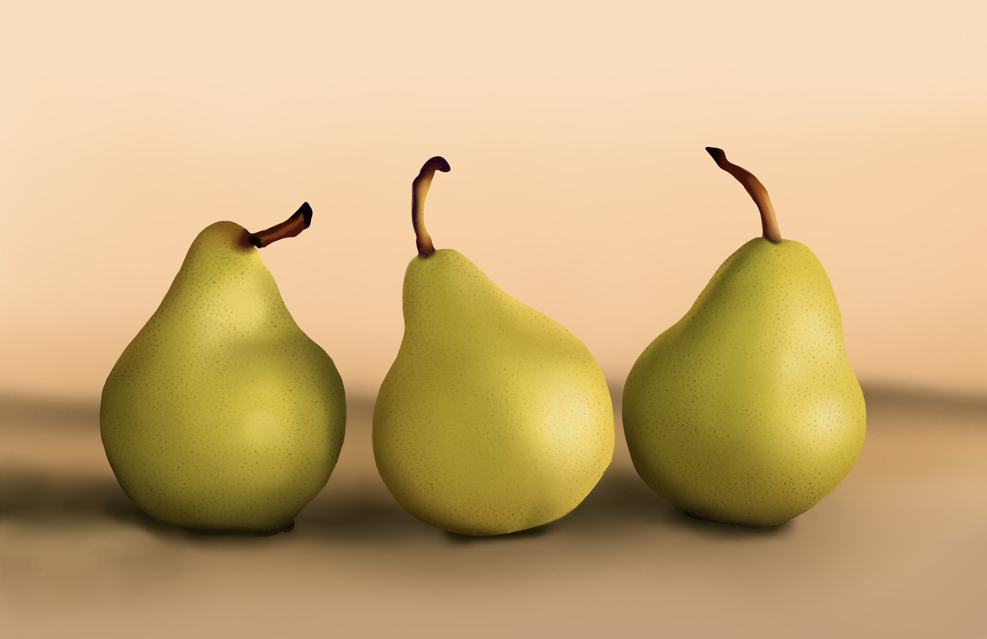 ArtStation - Digitally Drawn Pears
