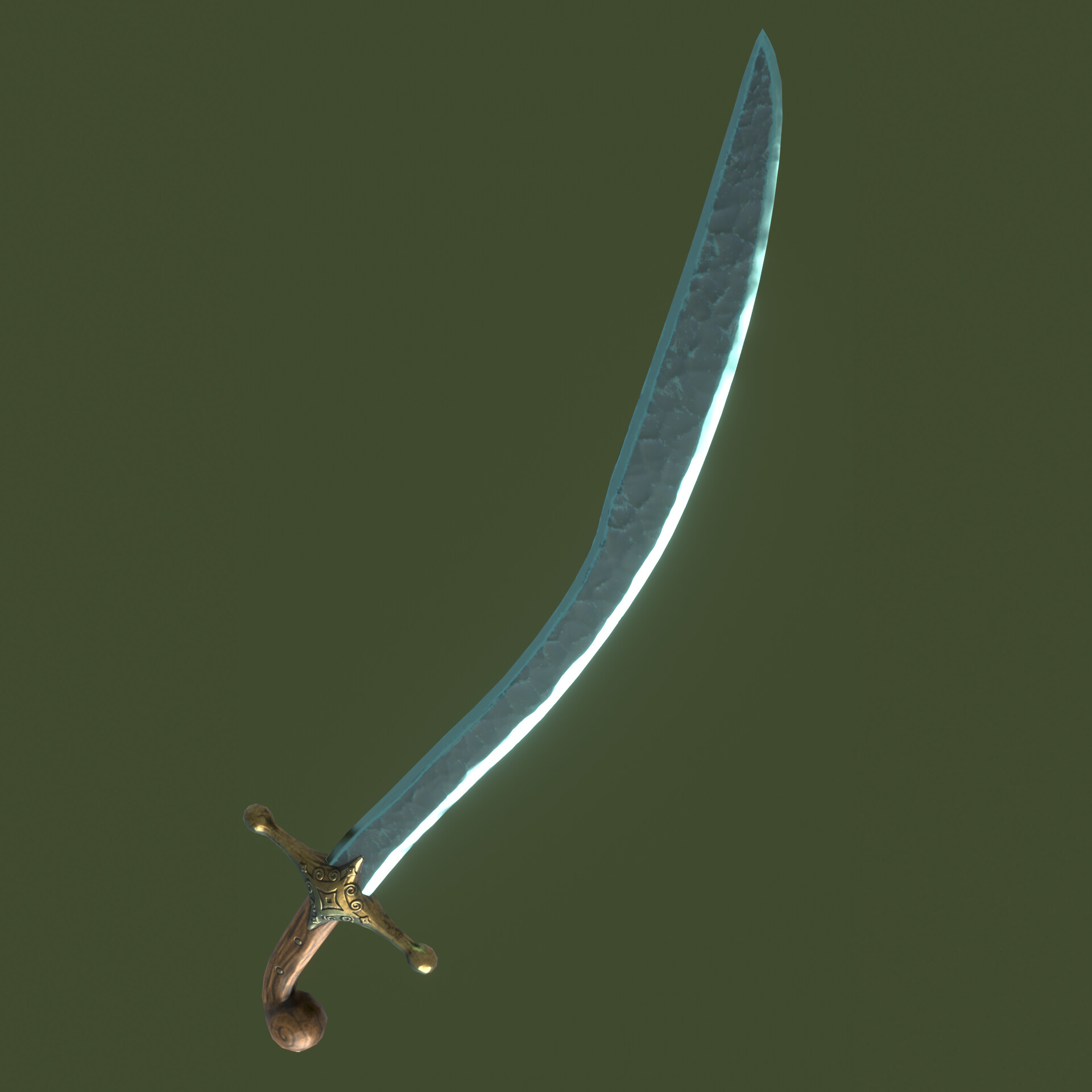 ArtStation - Stylized Turkish Sword