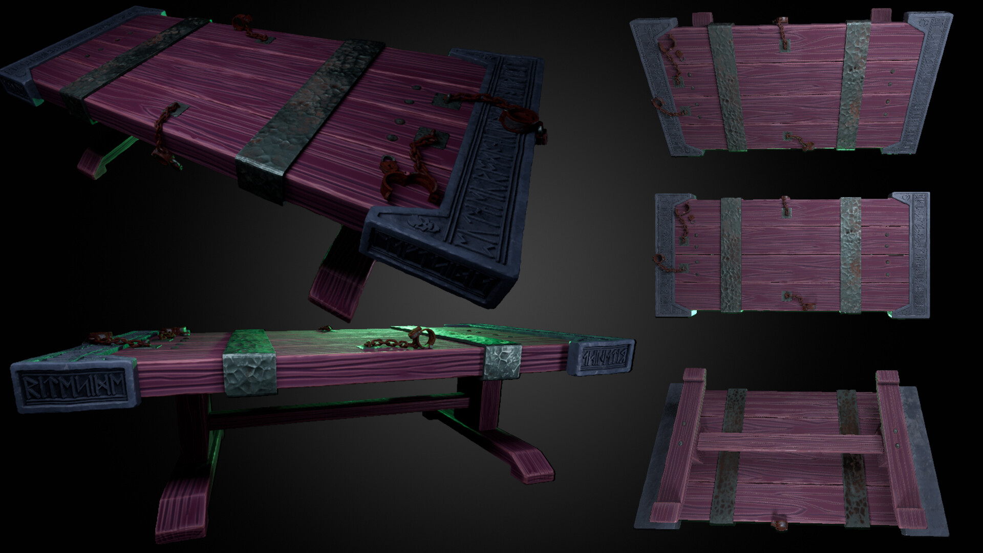 ArtStation - Stylized Necromancer's Surgery Table