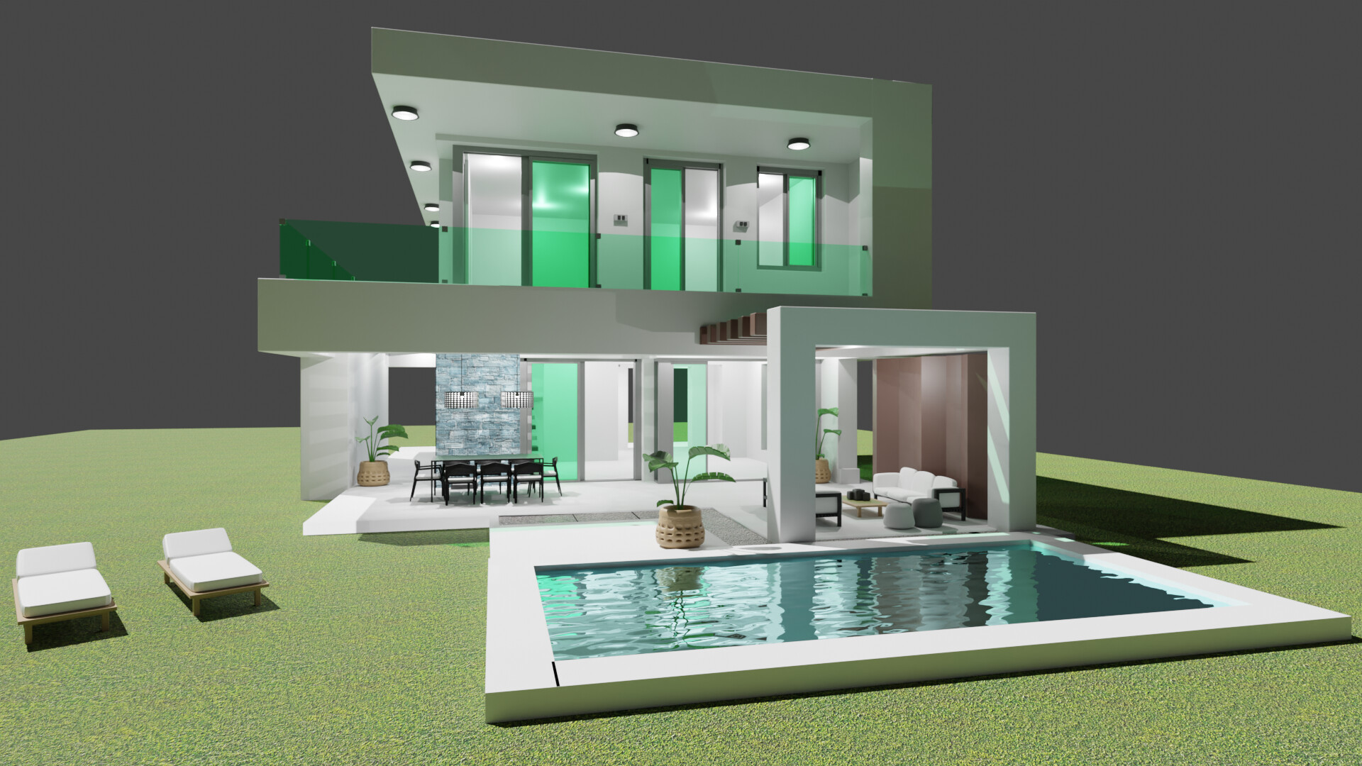 ArtStation - My first 3d house