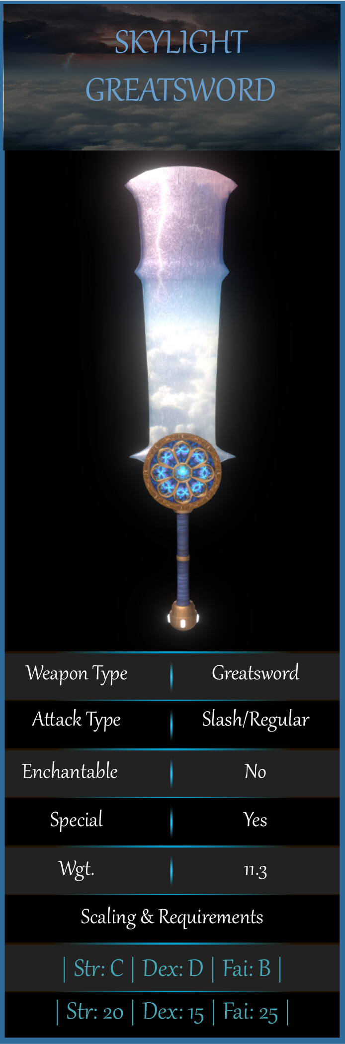 ArtStation - Skylight Greatsword