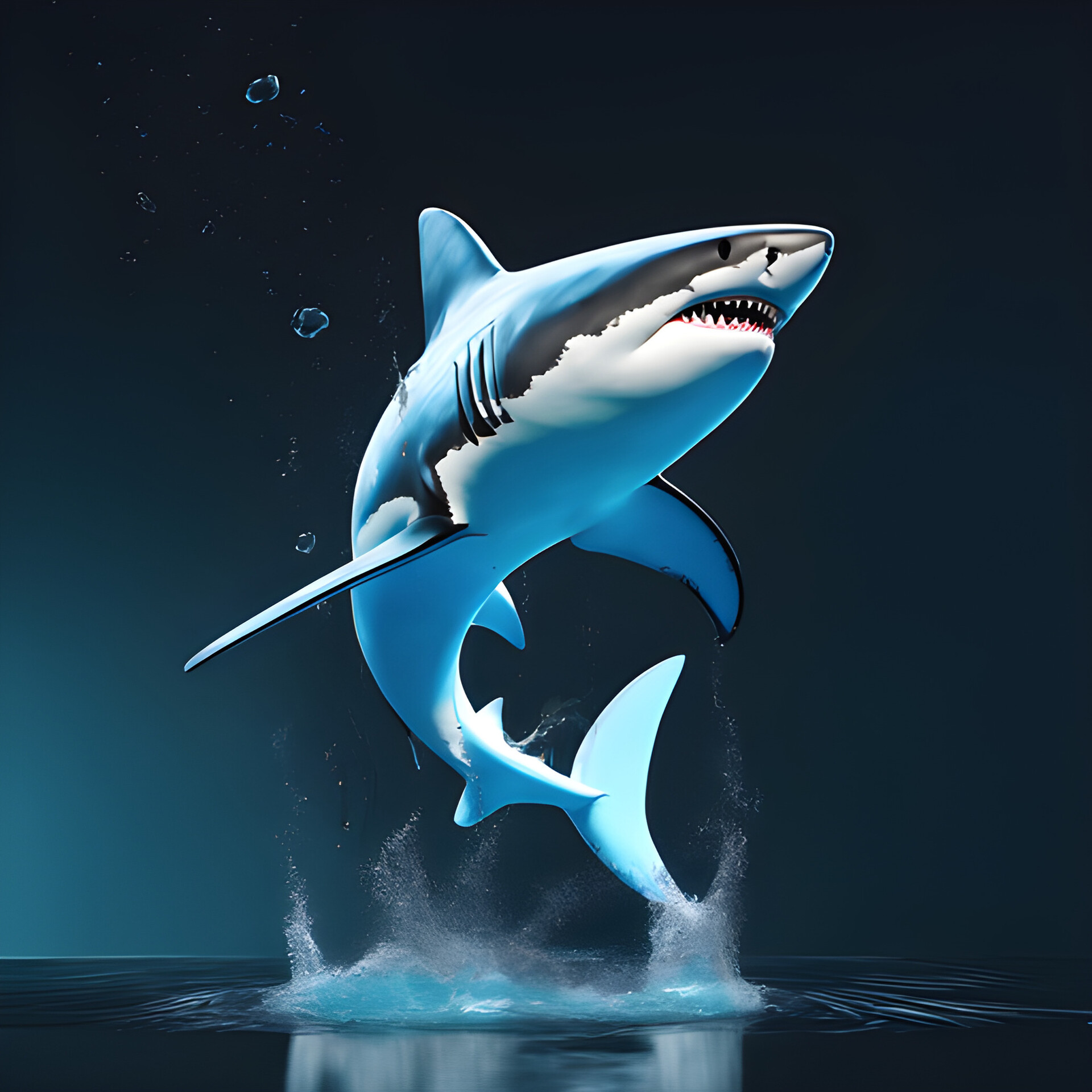 Jumping Shark Wallpaper Hd