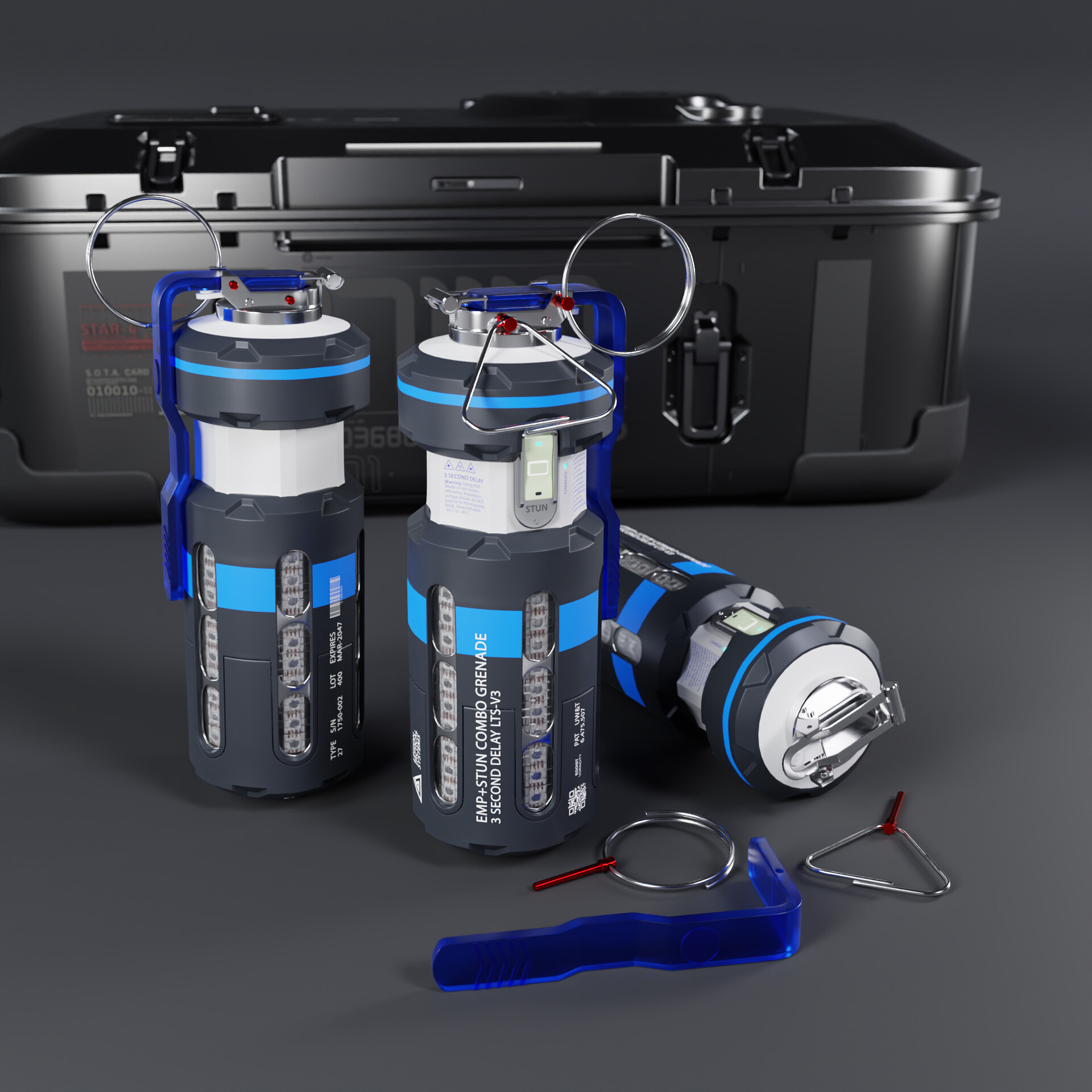 ArtStation - EMP Stun Grenade