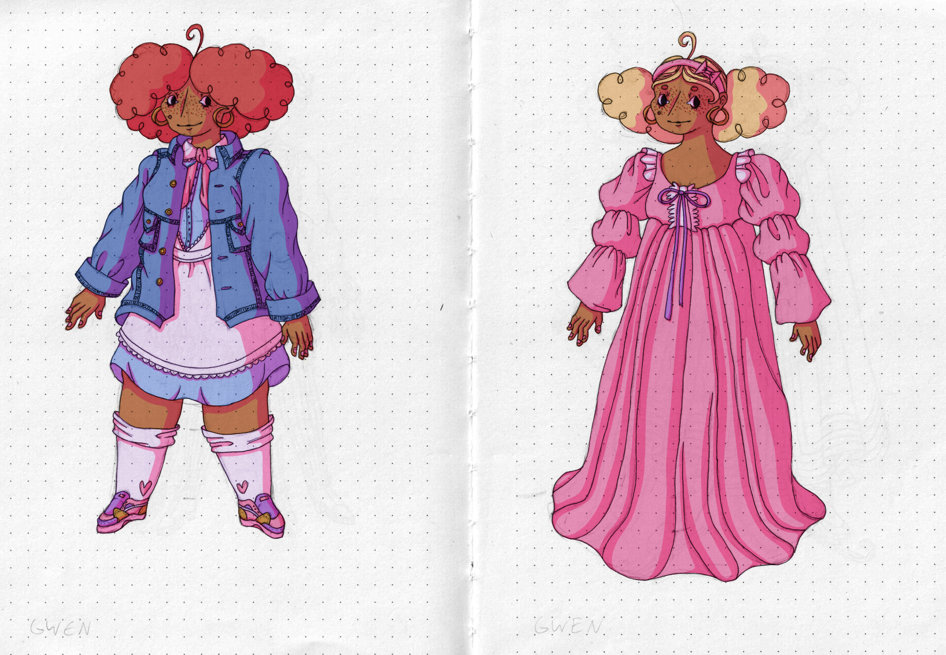 ArtStation - gwen - character design