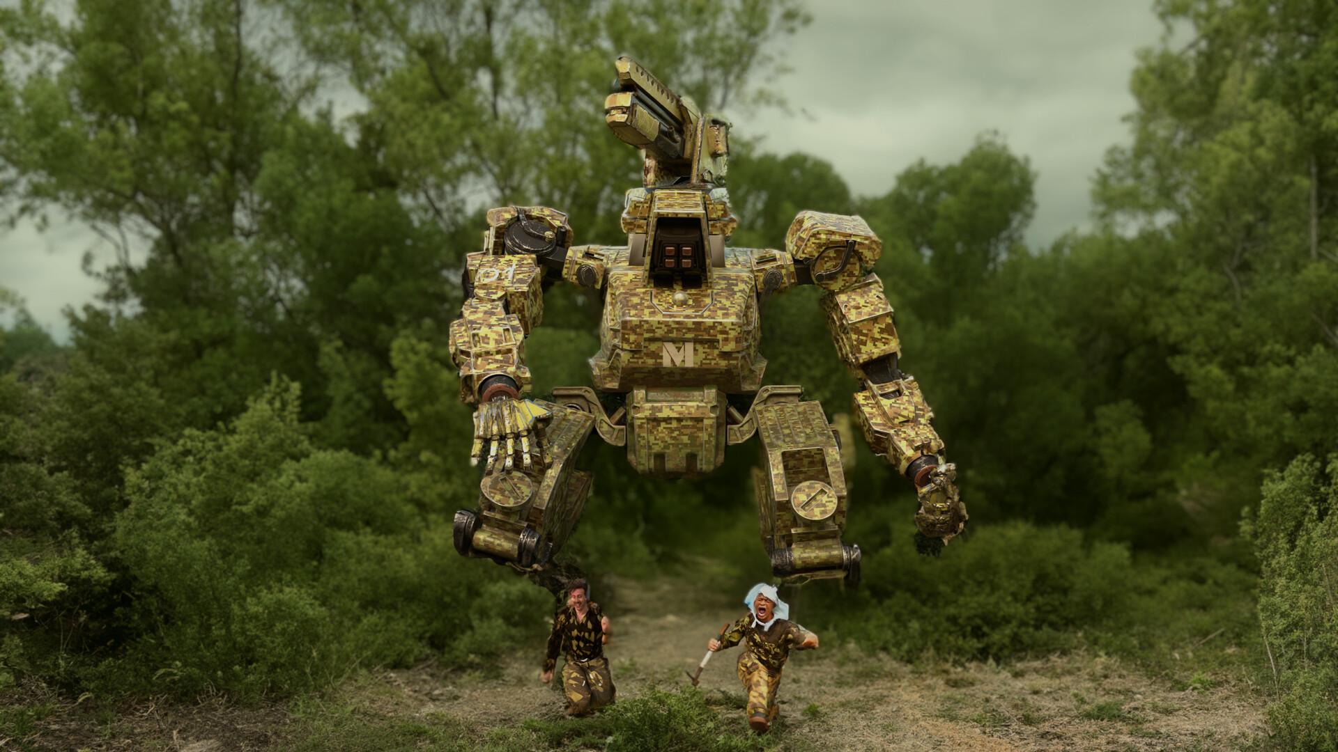 ArtStation - Mech Huntsman, "Marcus"