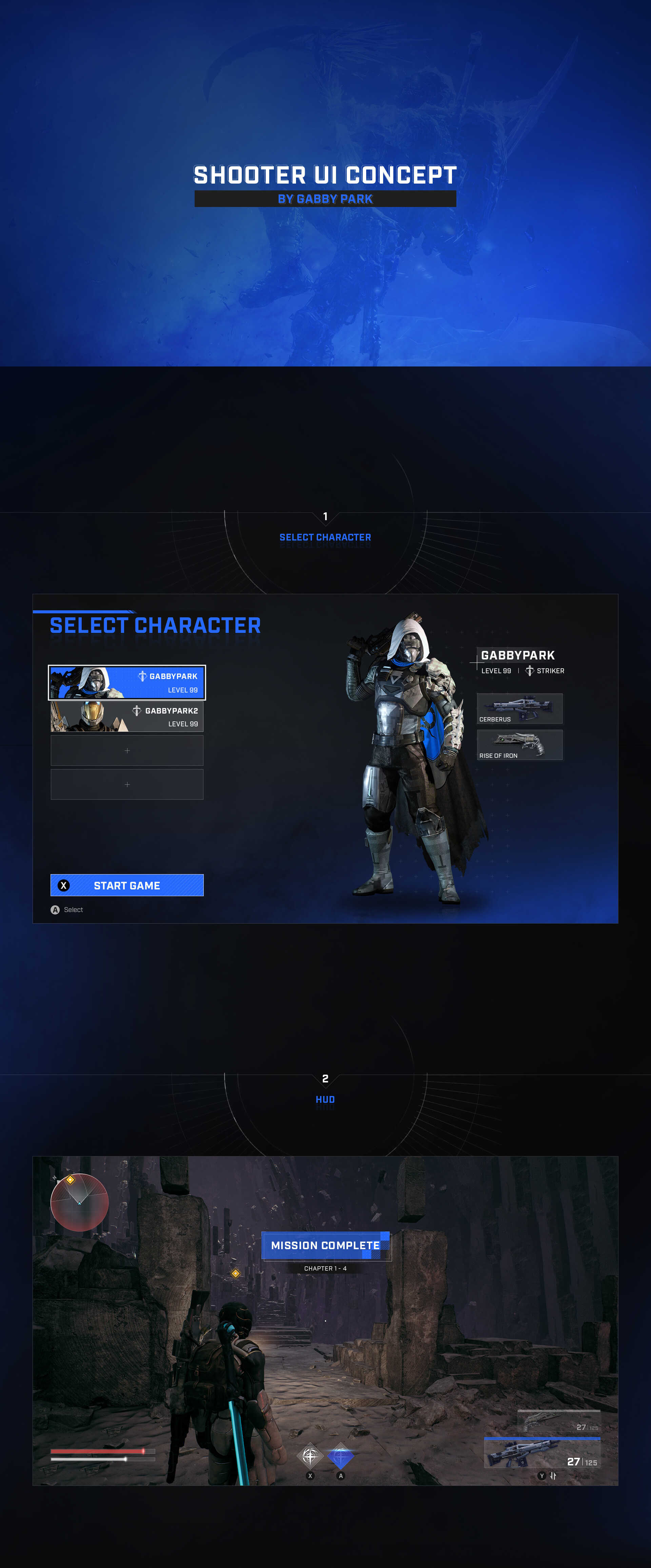 ArtStation - Shooter UI Concept