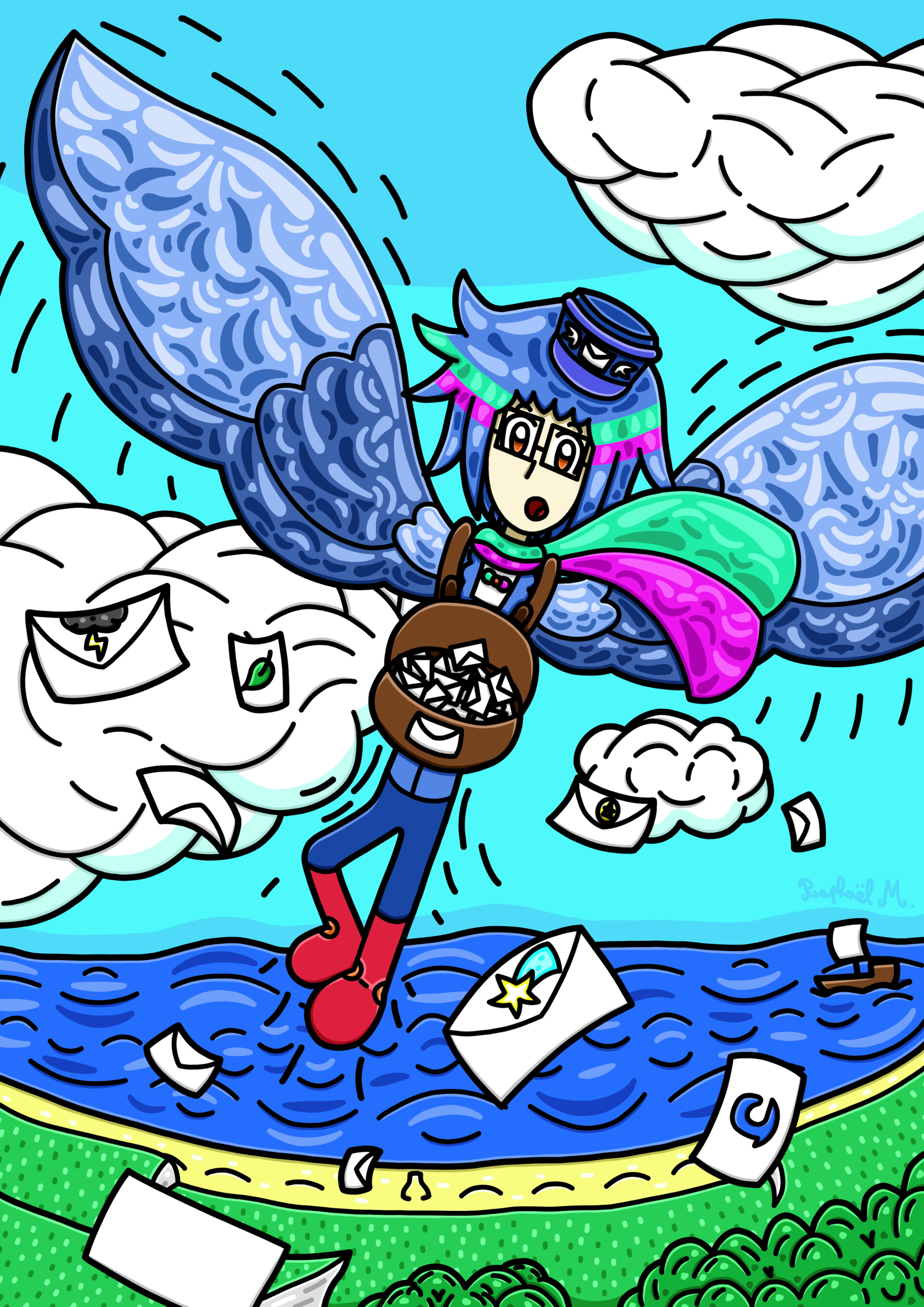 ArtStation - Humanoid Carrier Pigeon