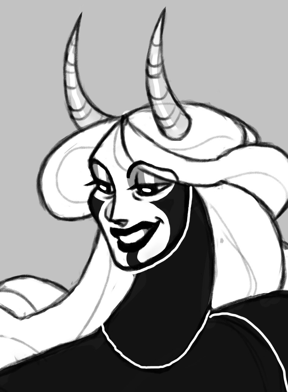 ArtStation - My devil OC Nechist’