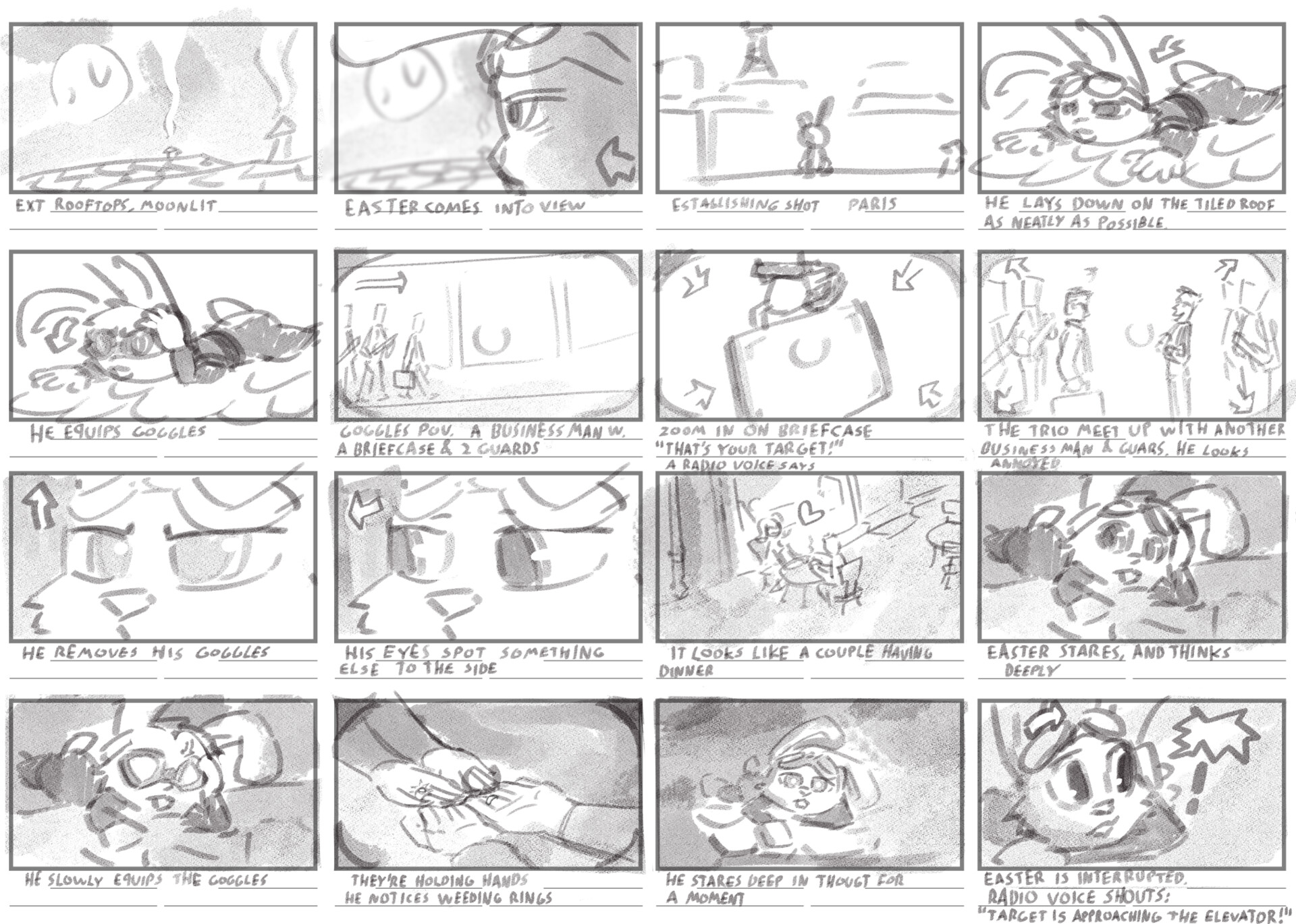 ArtStation - Storyboard Examples