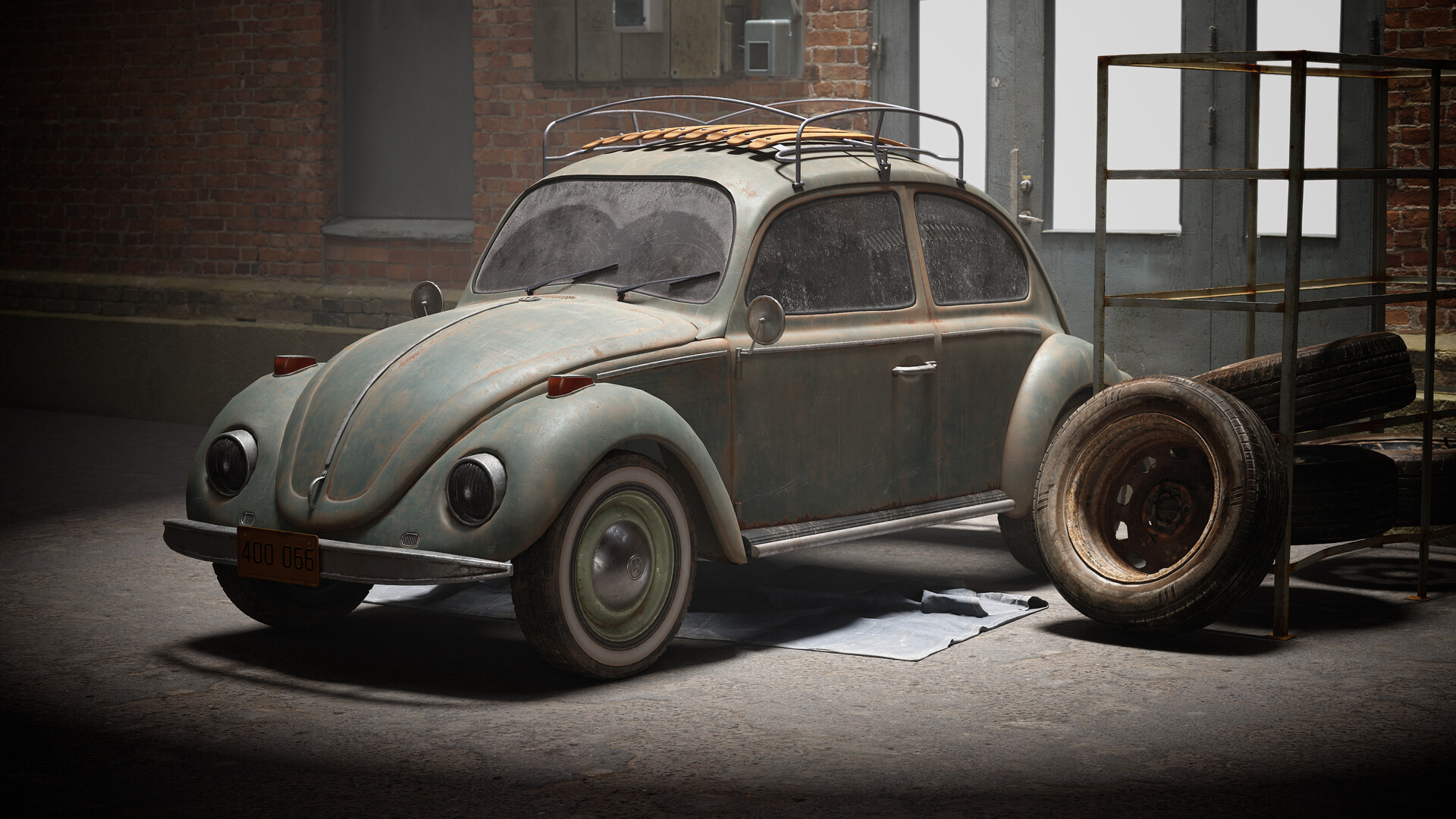 ArtStation - Dilapidated car