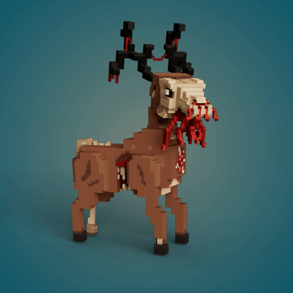 ArtStation - Infected deer