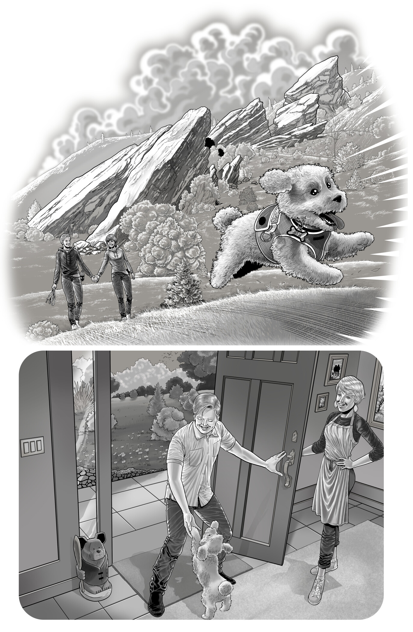 ArtStation - Comics Page Process - Page 04/04 - Choose Your Words