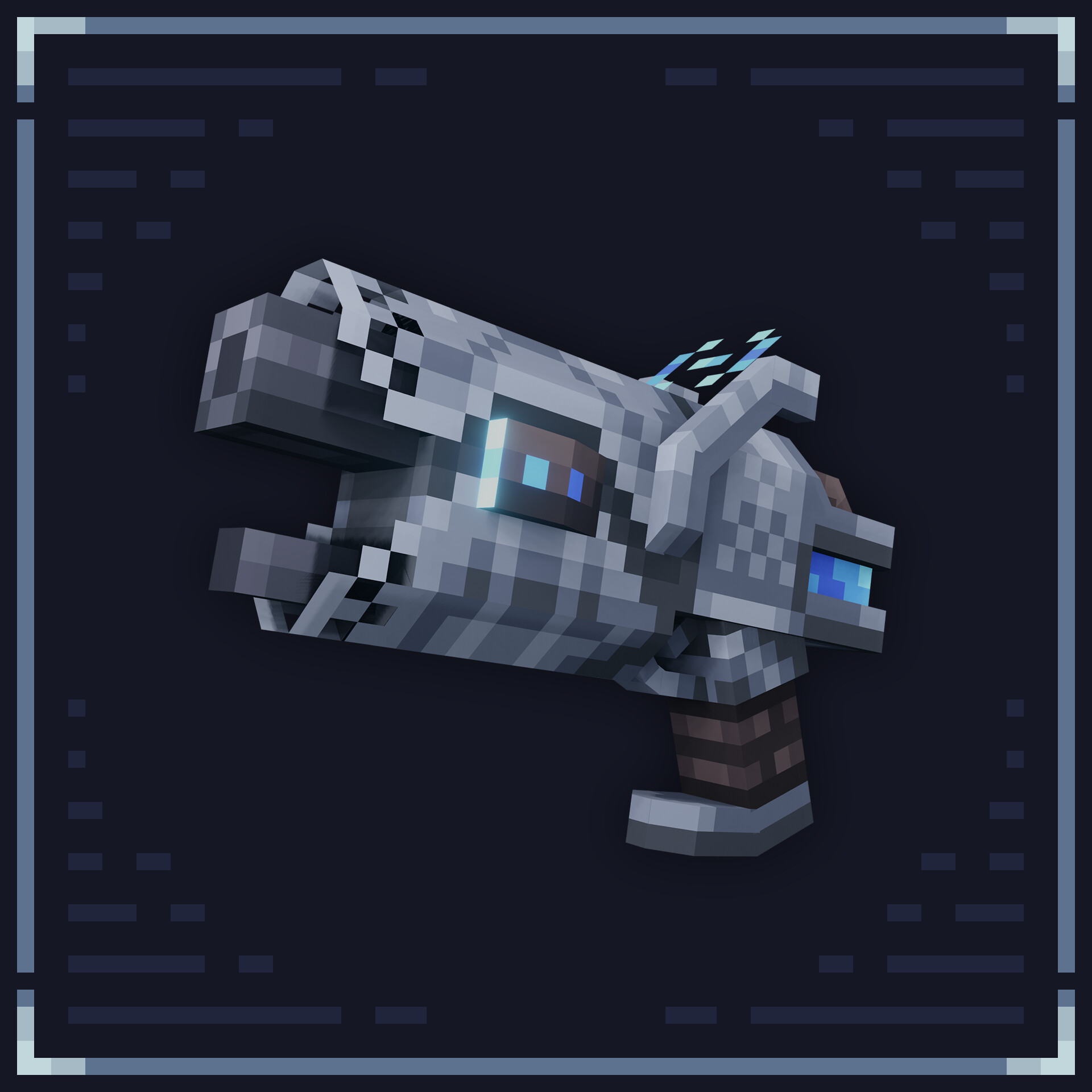 ArtStation - Blue Laser Gun