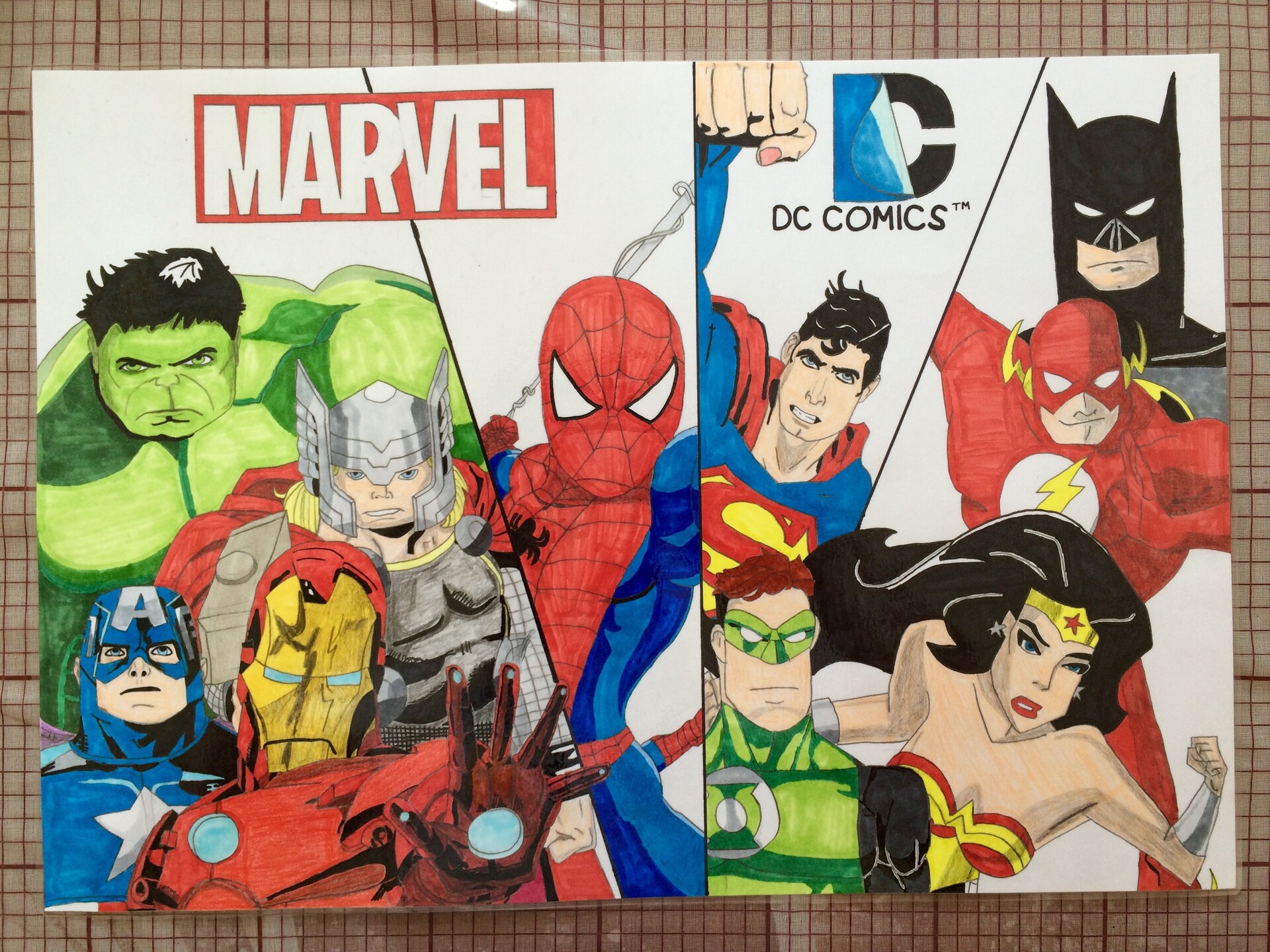 ArtStation - Marvel/DC Crossover Poster