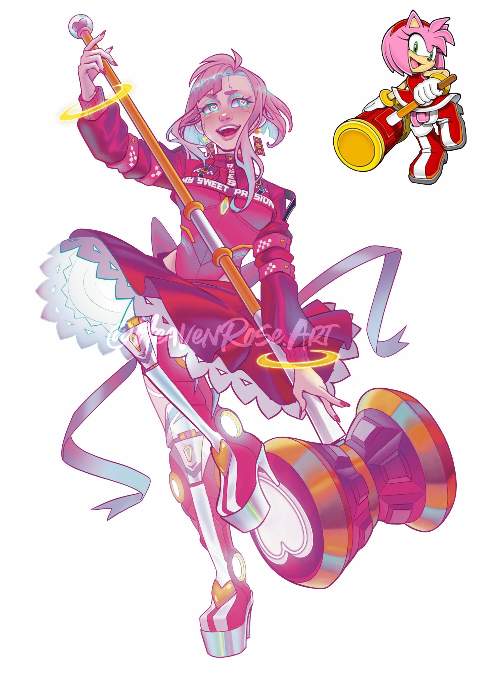 The Hedgehog Character Amy Rose