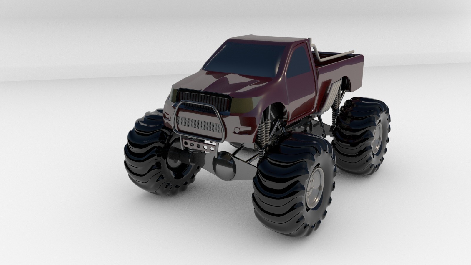 ArtStation - MONSTER TRUCK 3D MODEL