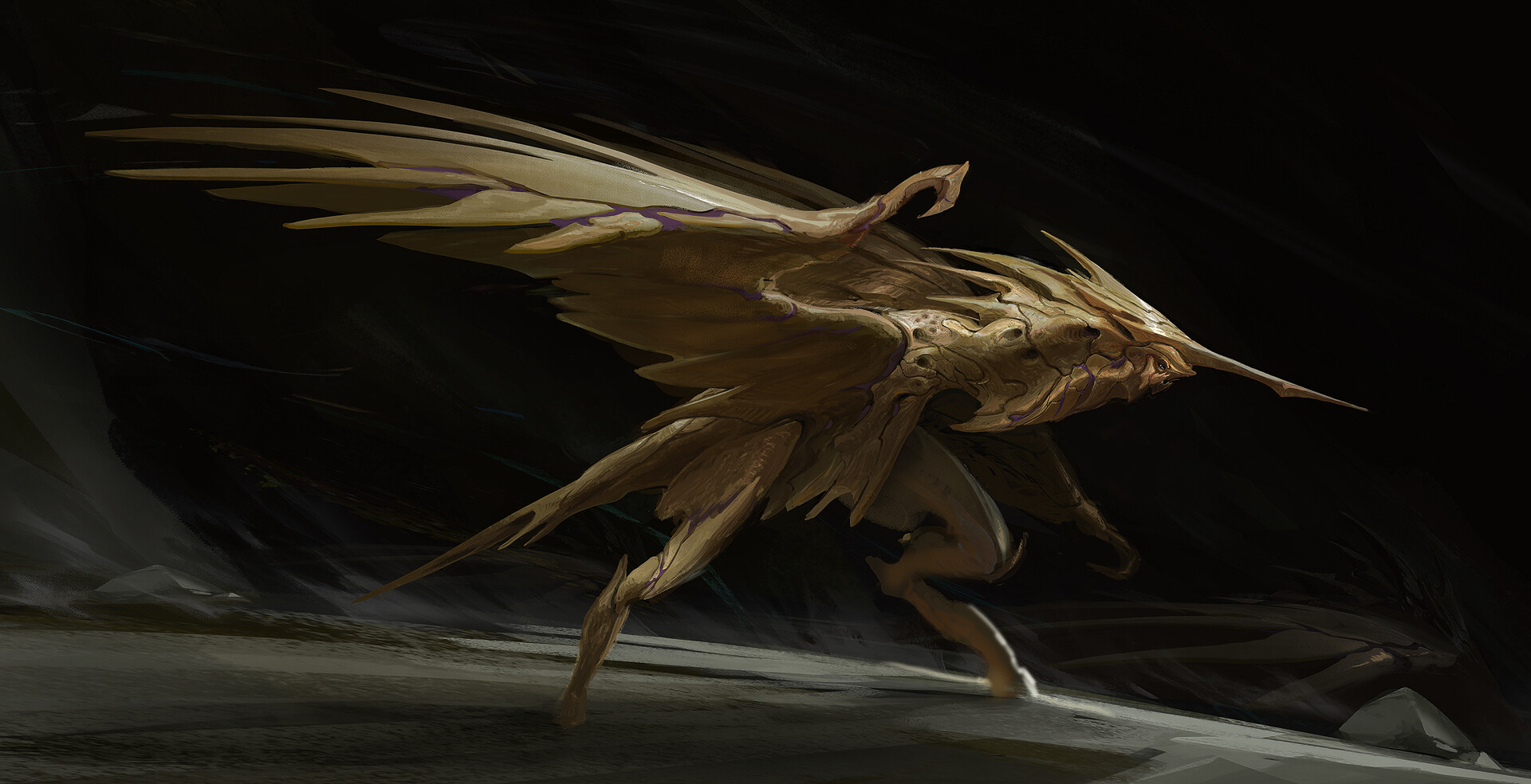 ArtStation - Insect Dragon and Pilot