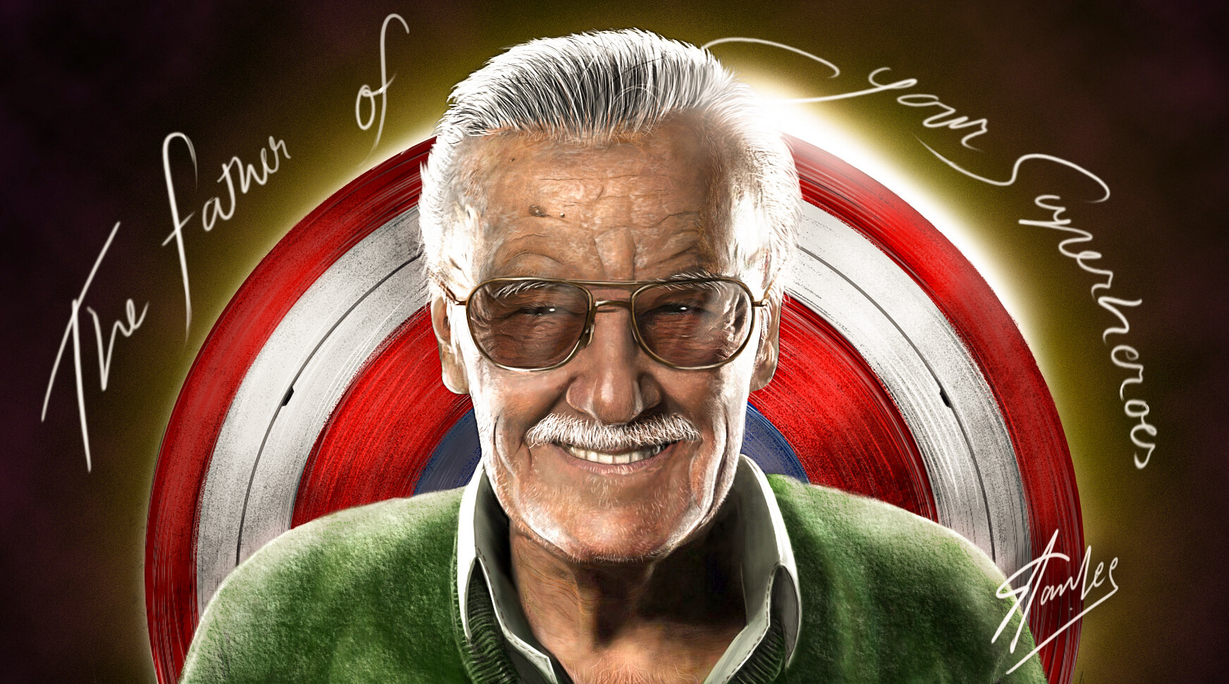 ArtStation - Stan Lee Art