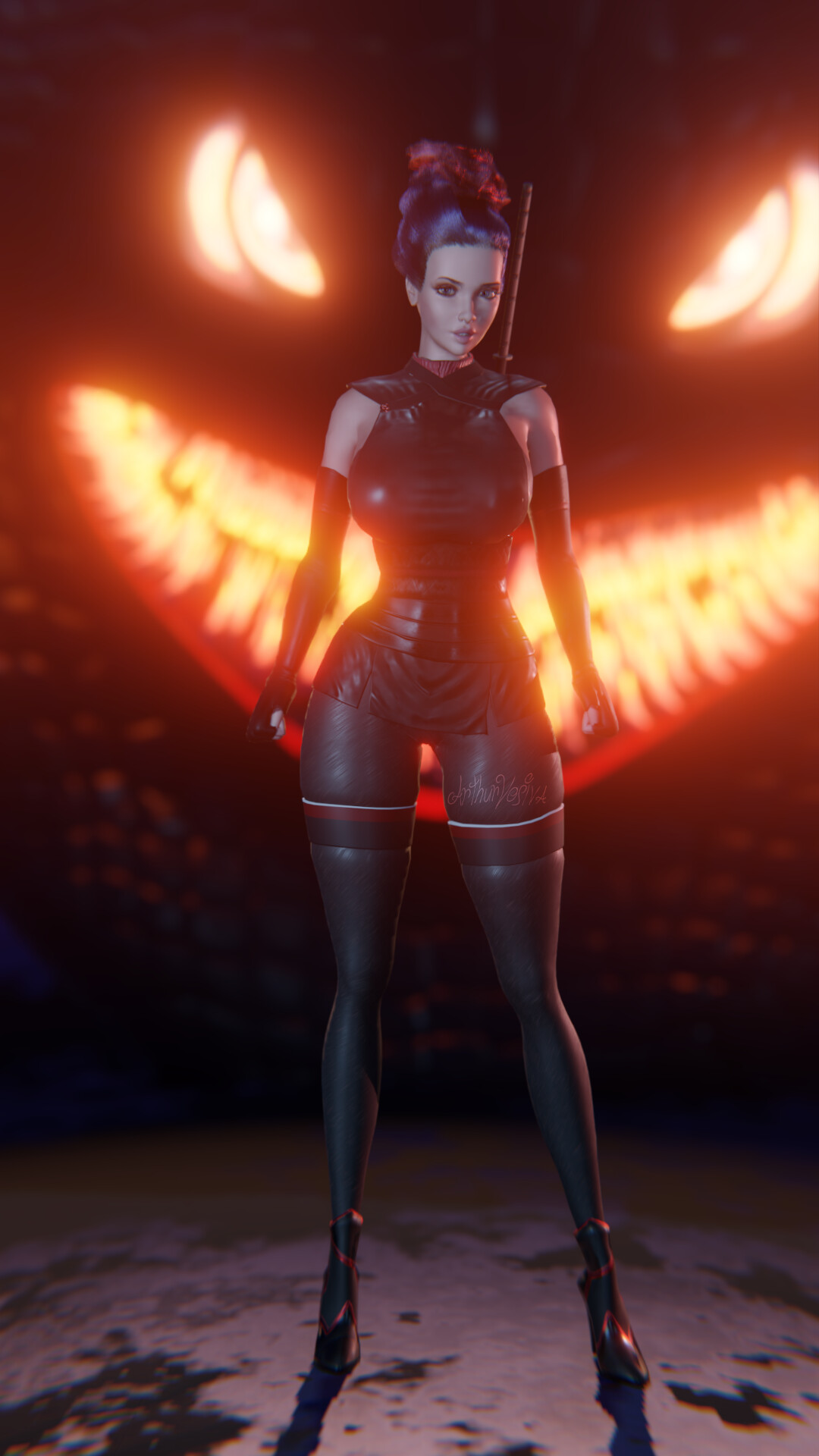 ArtStation - Red lines...