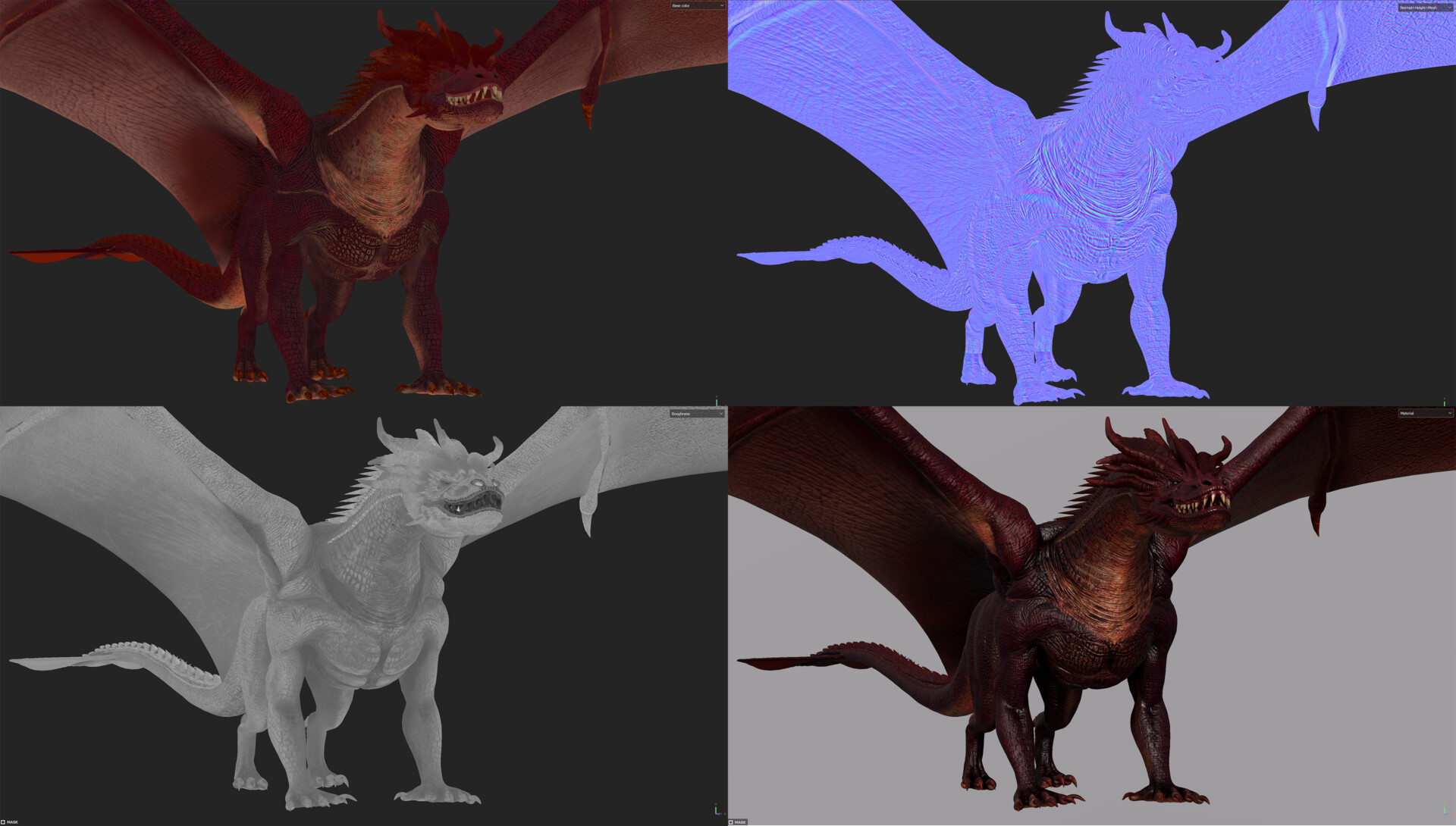 Korman Nagaru - Dragon Flight - Animation