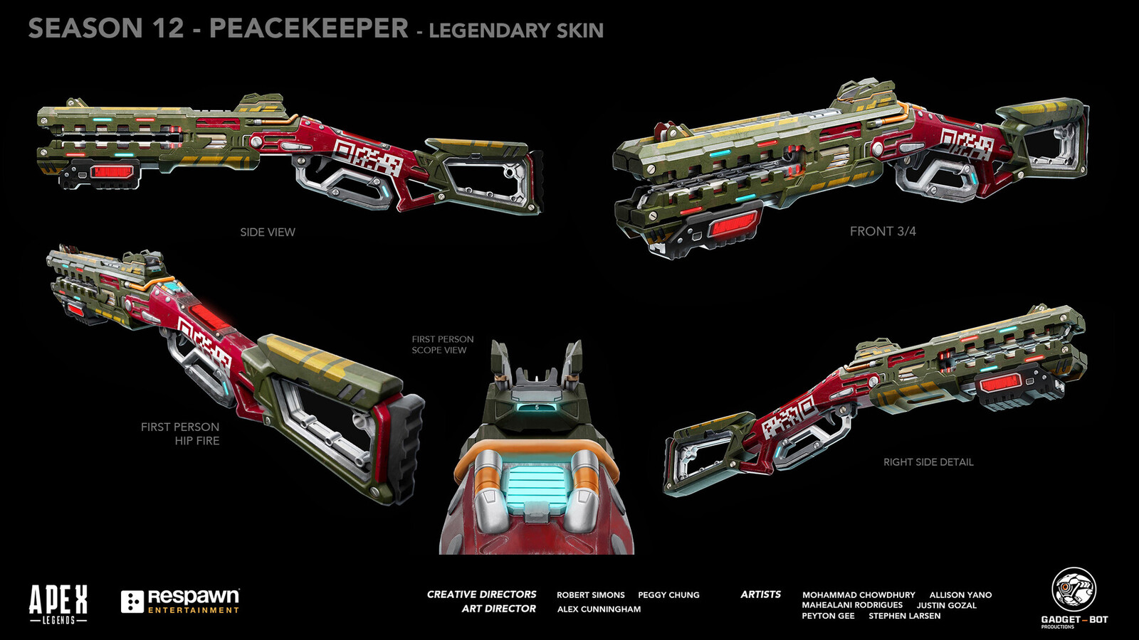 Allison T. Yano - Apex Legends // Peacekeeper Legendary Skin