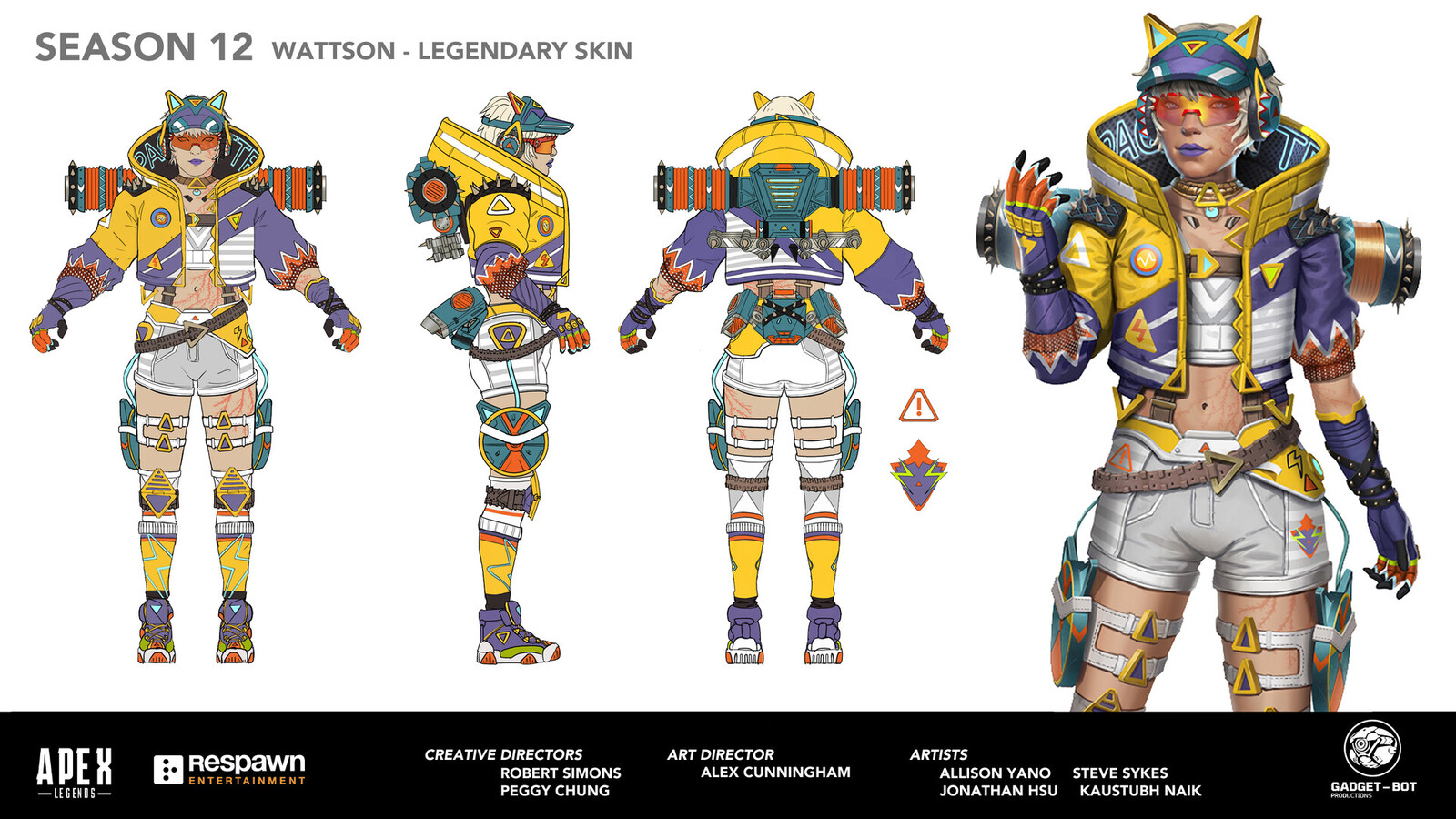 Allison T. Yano - Apex Legends // Wattson Legendary Skin
