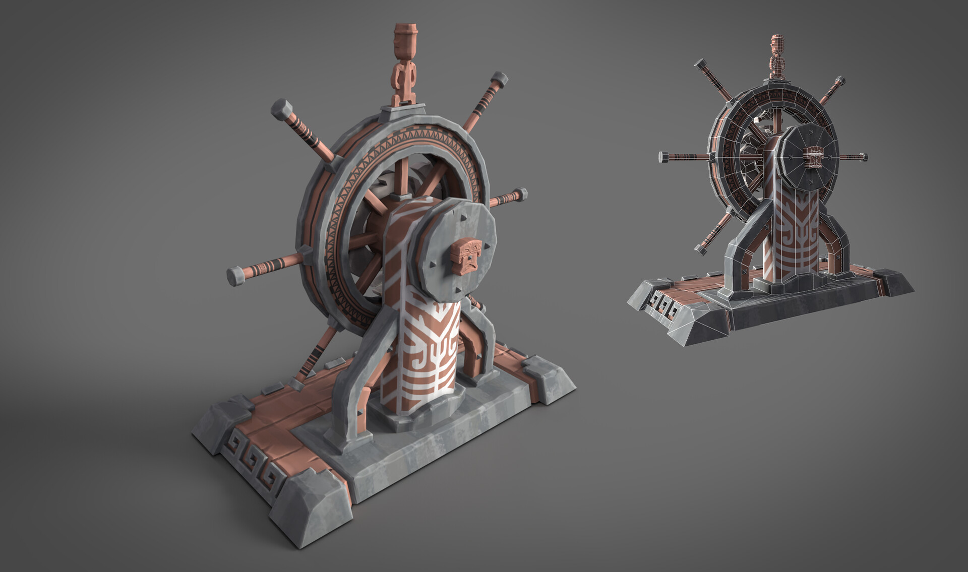 ROLAND Nicolas - Boat Wheel - Sea of Thieves fan art