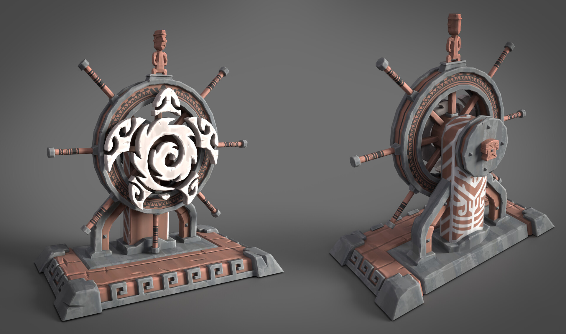 ROLAND Nicolas - Boat Wheel - Sea of Thieves fan art