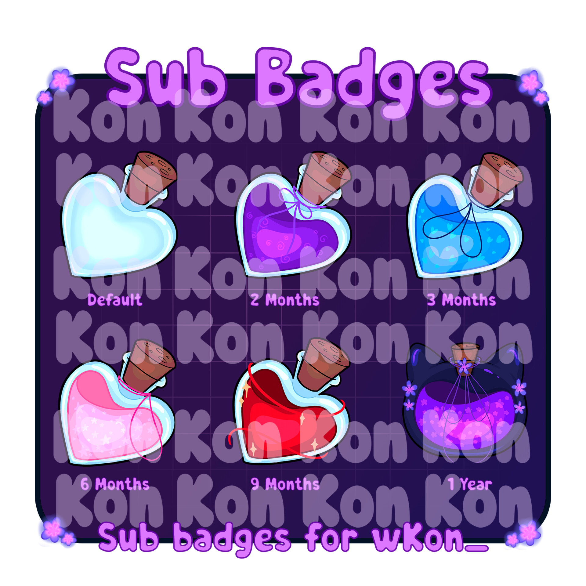 ArtStation - My sub badges