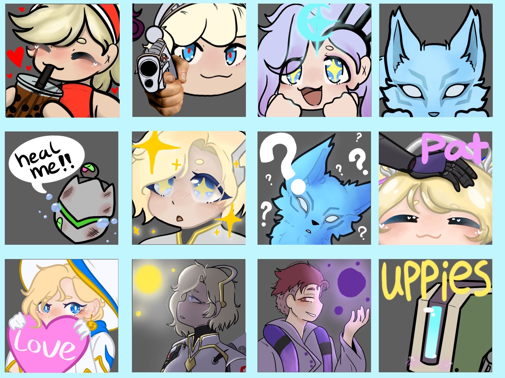 ArtStation - Twitch emotes