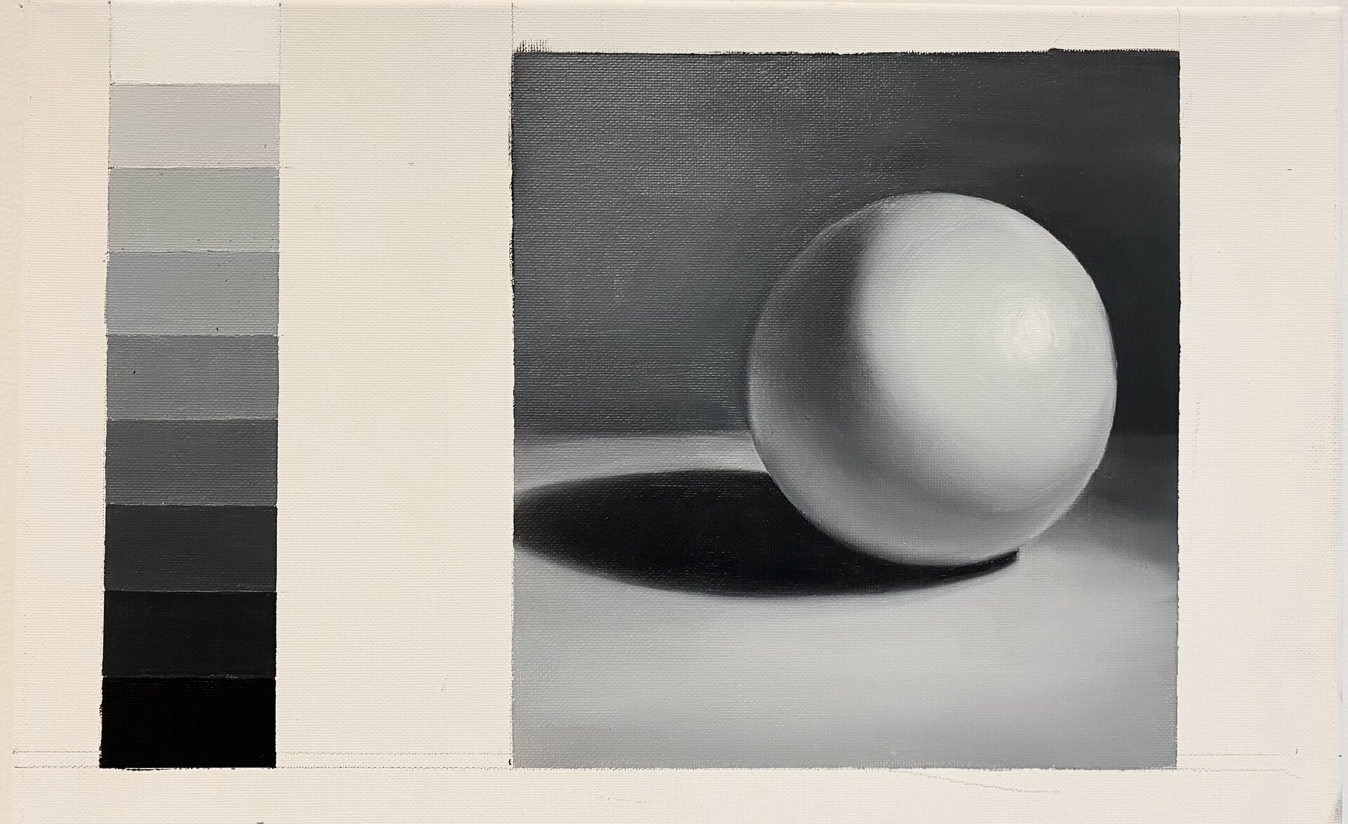 ArtStation - Greyscale oil studies 2023