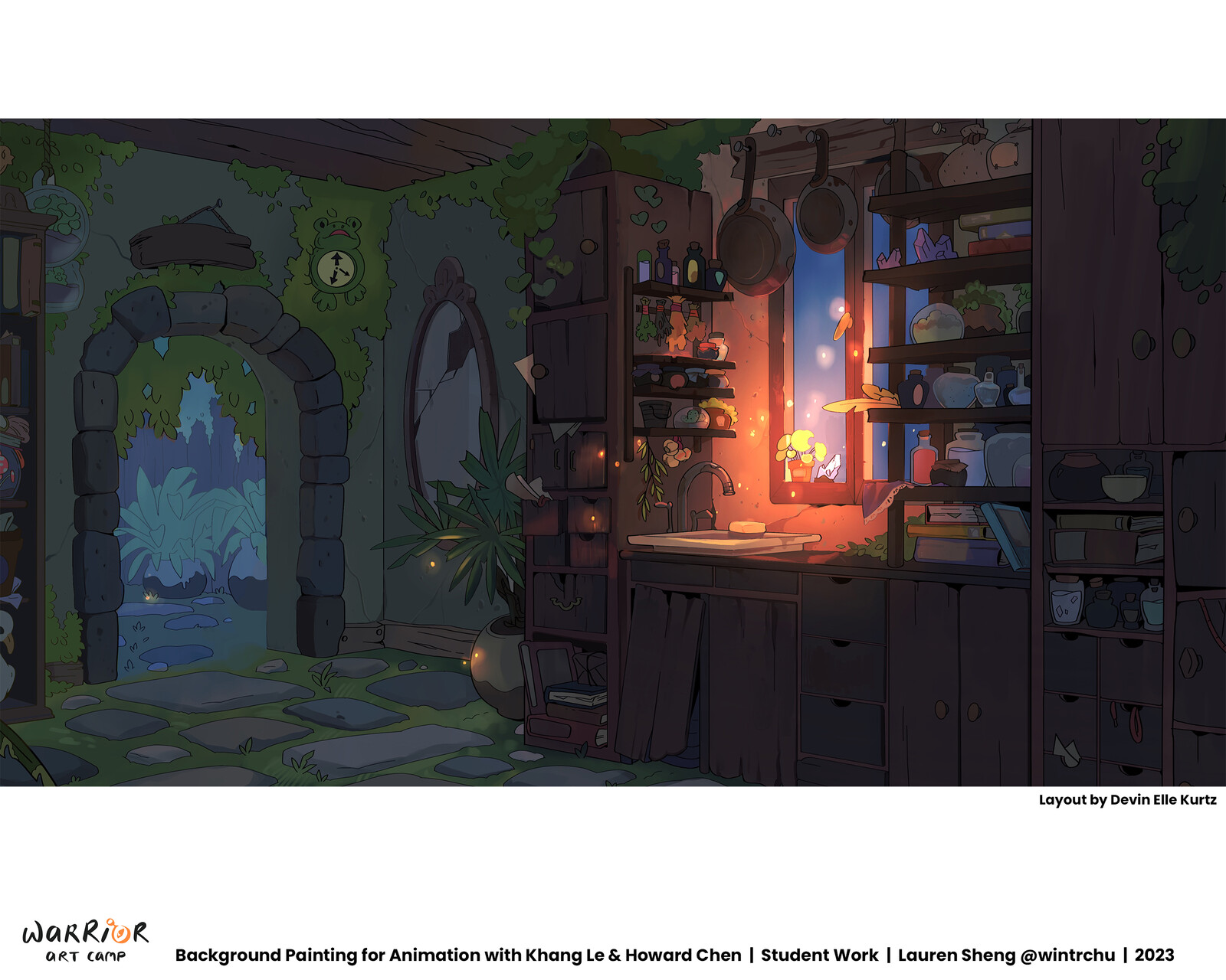 Warrior Art Camp - Lauren Sheng | Background Painting for Animation ... Warrior Art Camp - Lauren Sheng | Background Painting for Animation ...