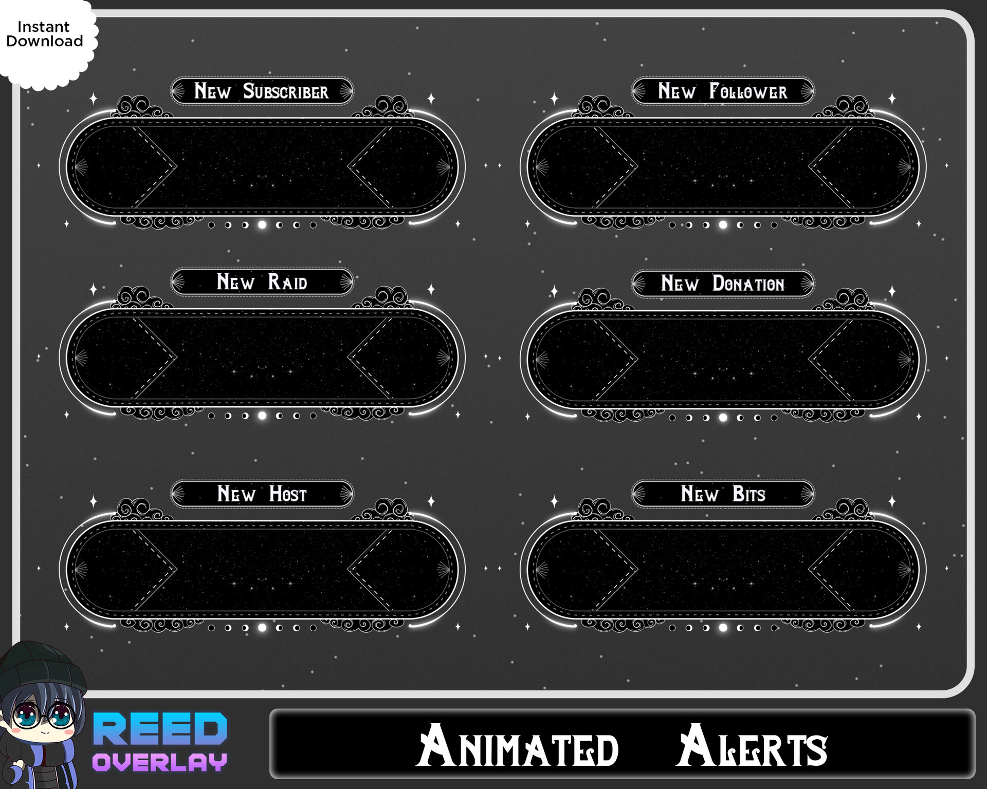 Clow Reed - Zodiac Constellation Celestial Stream Animated Package ...