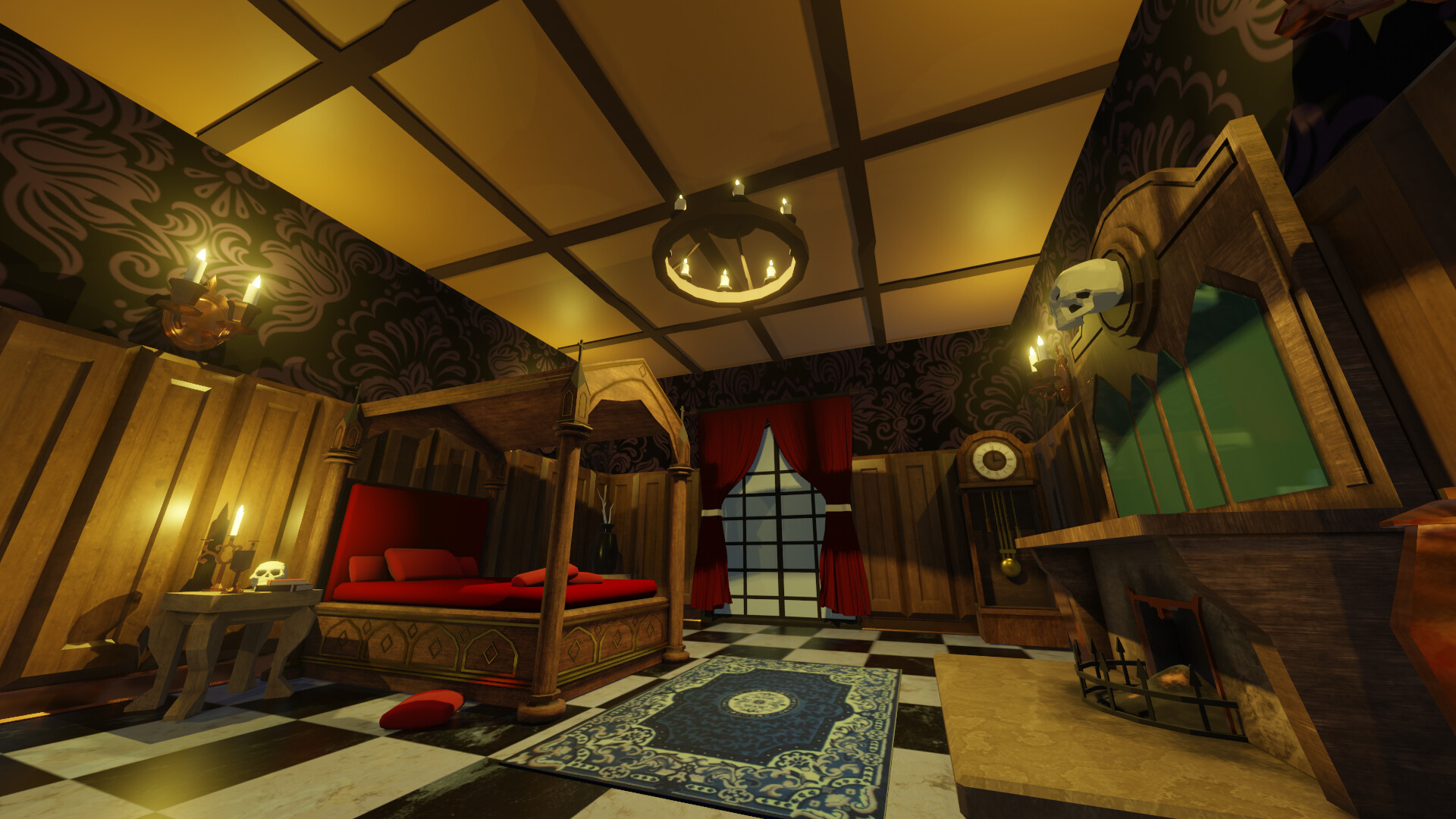 ArtStation - A Vampire's Bedroom