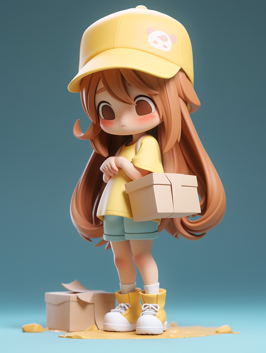 ArtStation - CUTE CLAY CHARACTER MODELS