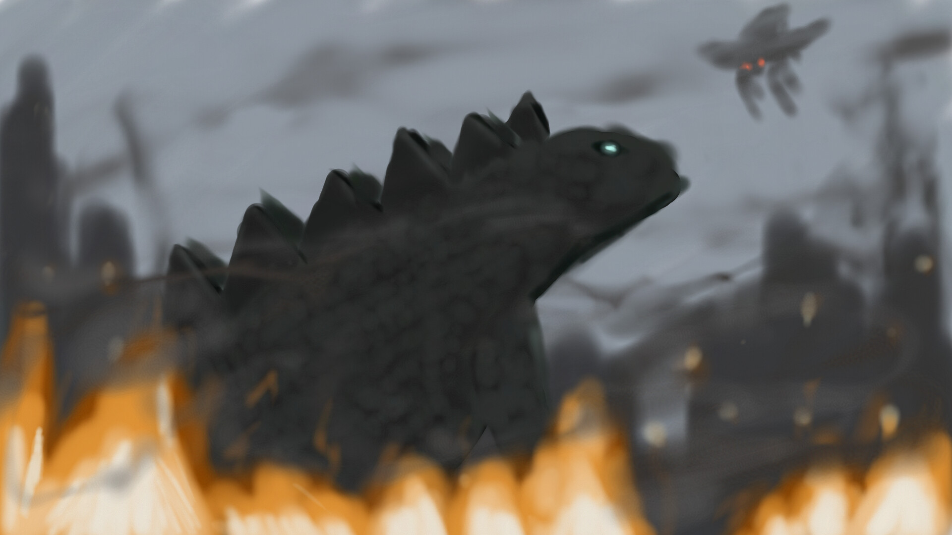 ArtStation - Godzilla vs Muto