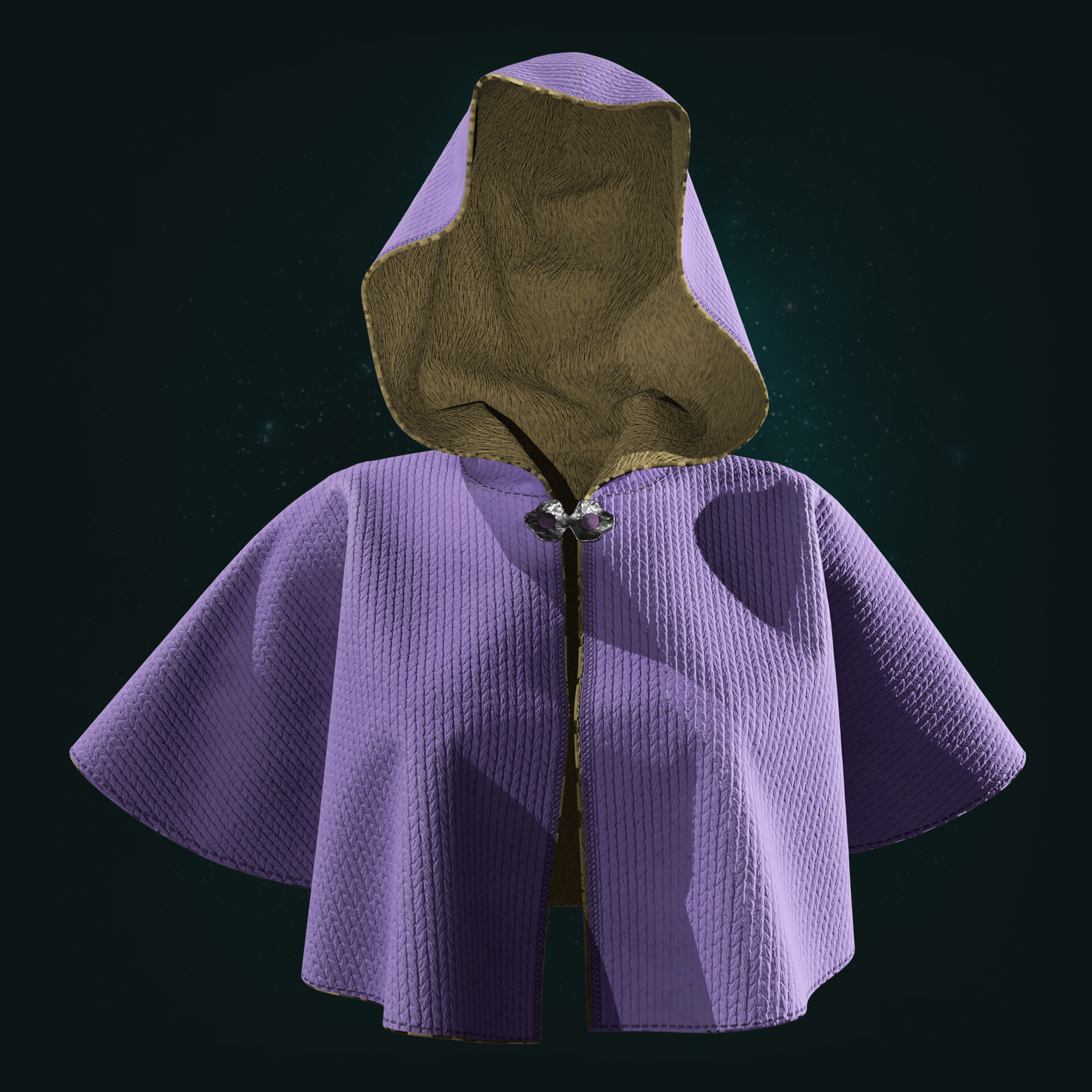 ArtStation - female cloak 2