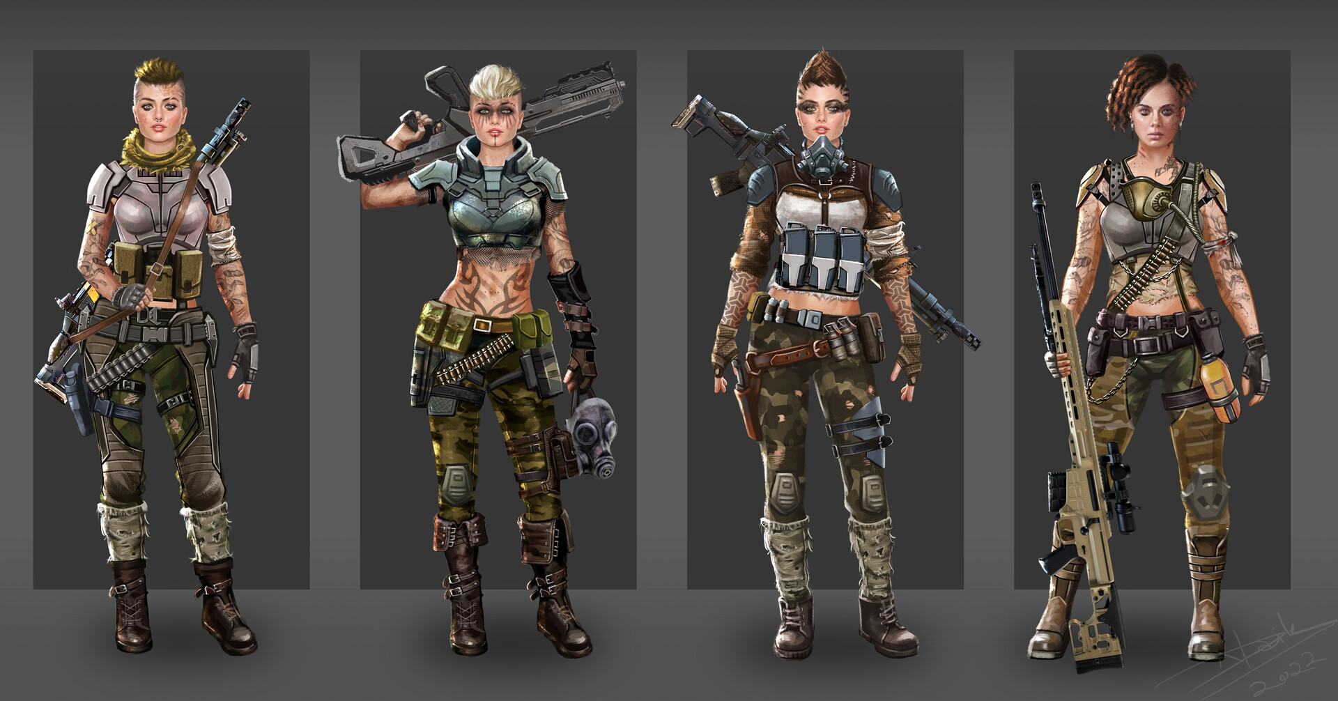 ArtStation - weapon girl concept