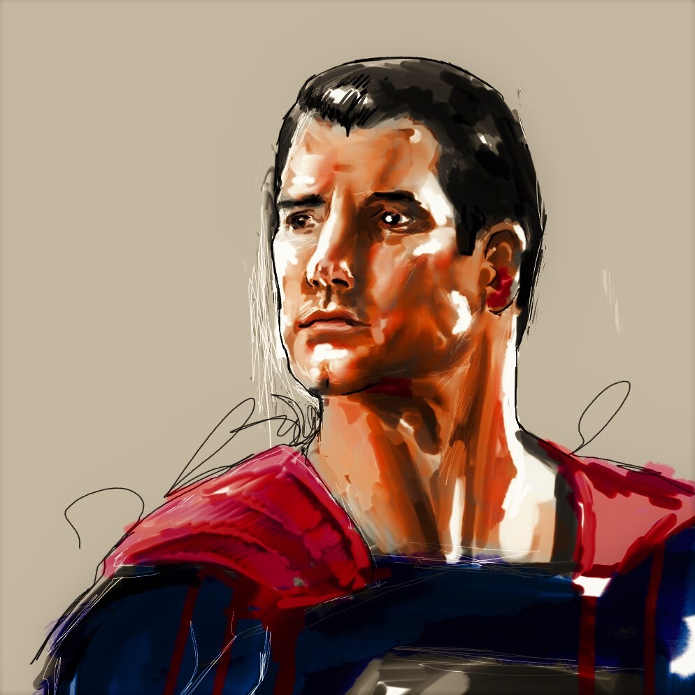 ArtStation - Henry Cavil 'Superman'
