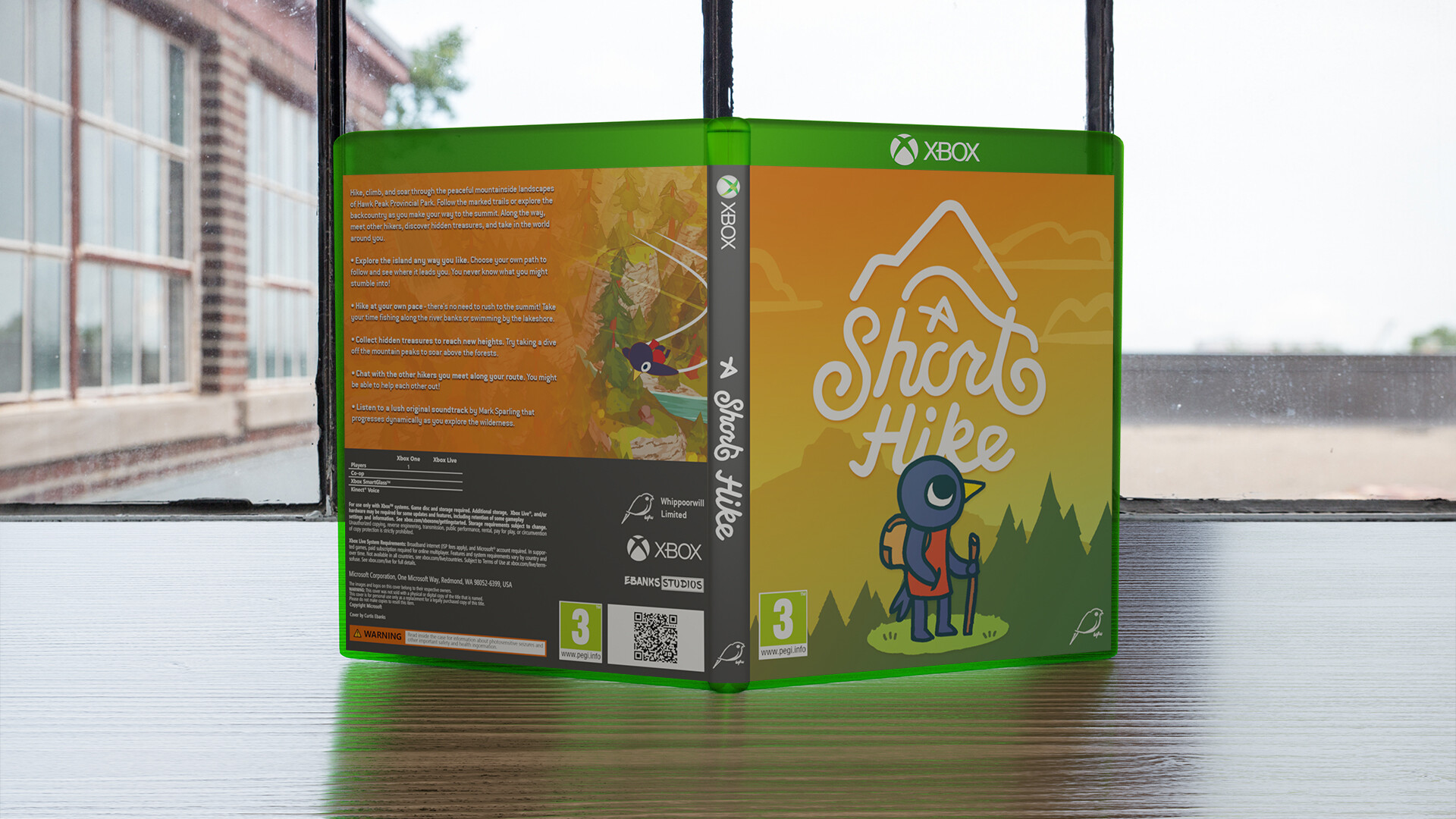 ArtStation - A Short Hike - Custom Xbox One Cover