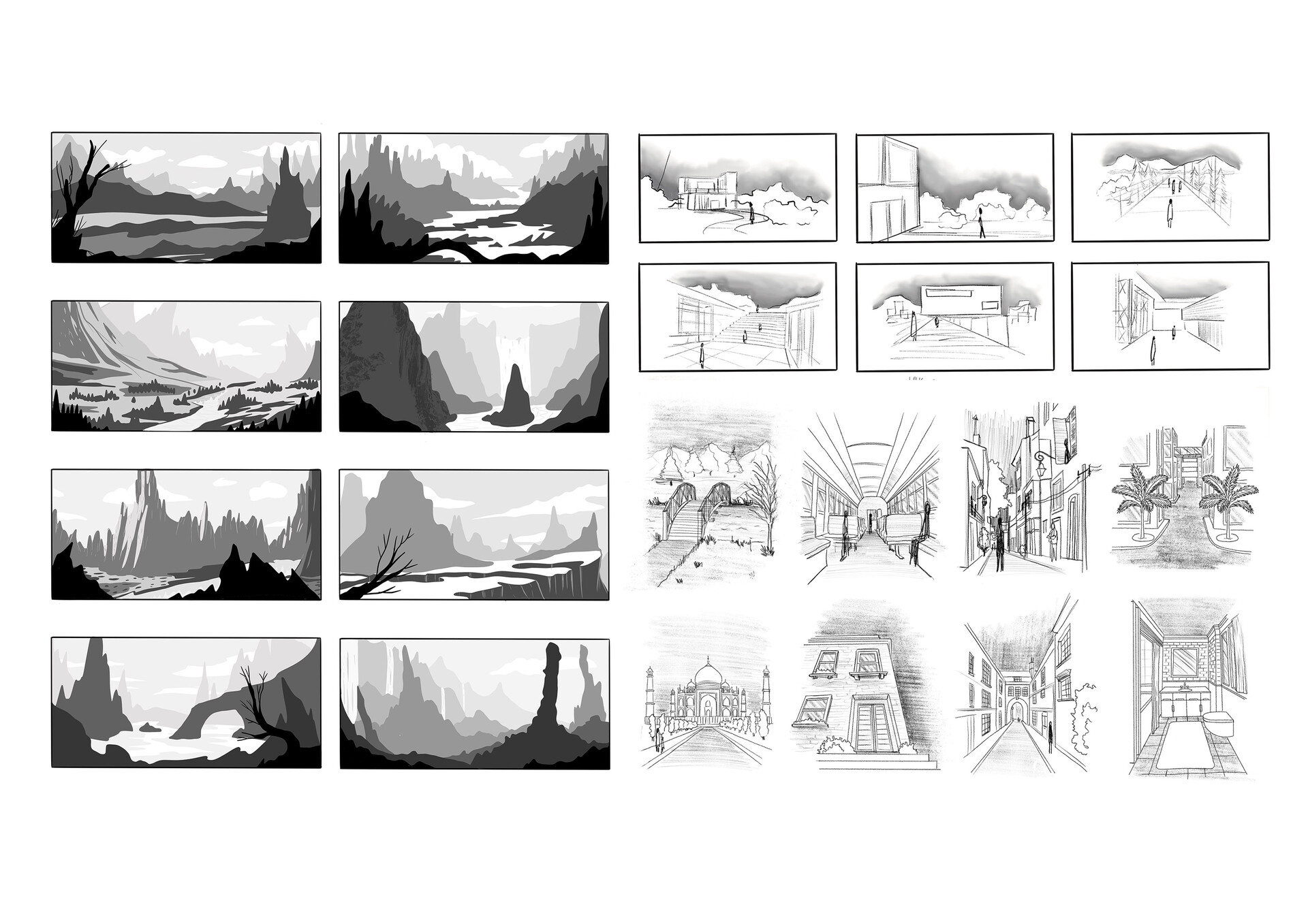 ArtStation - Storyboard Concept Background