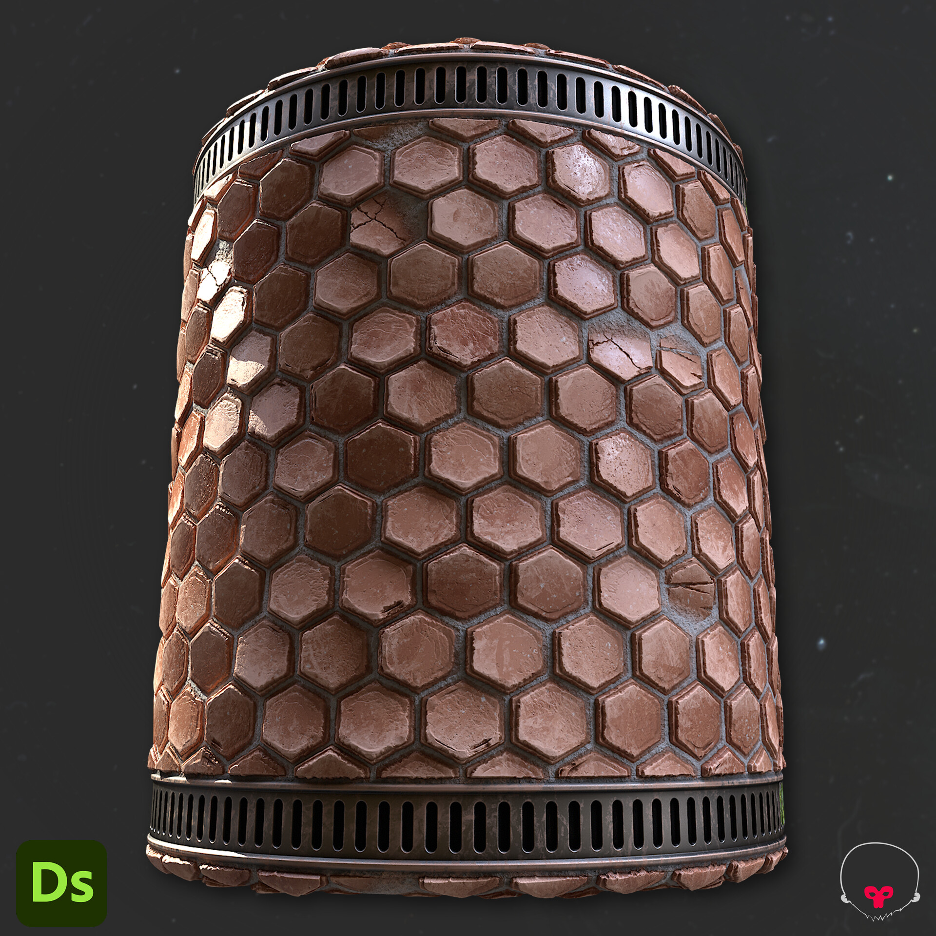 ArtStation - Hex Ceramic Tile