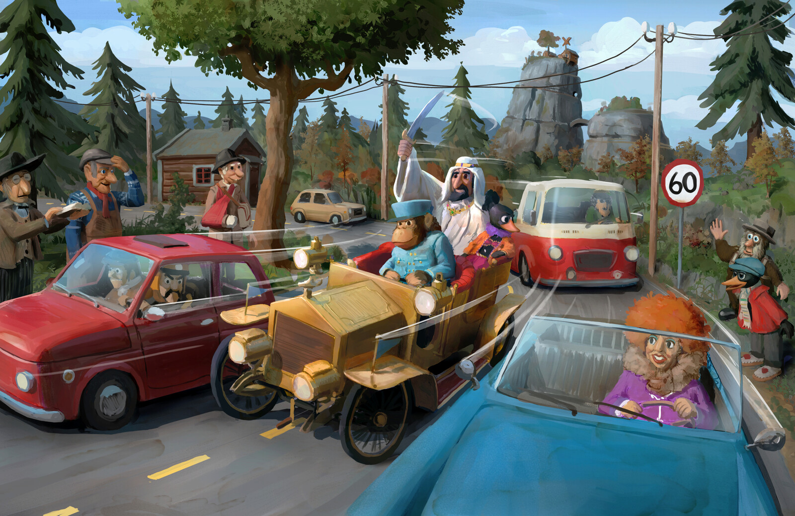 Ove Trengereid - Flåklypa/Pinchcliffe - town rally